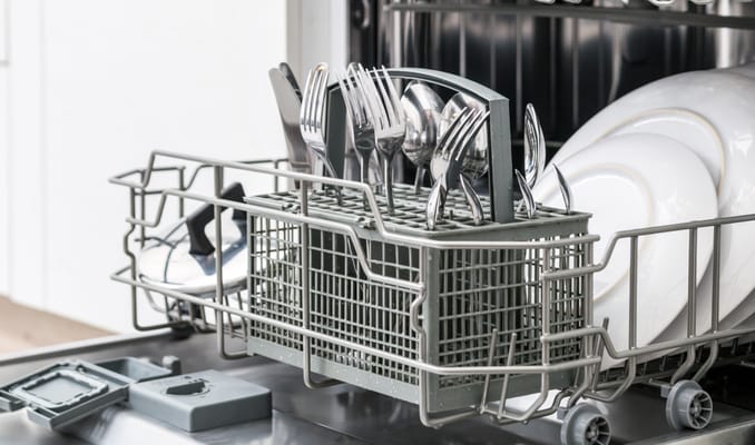 loading a slimline dishwasher