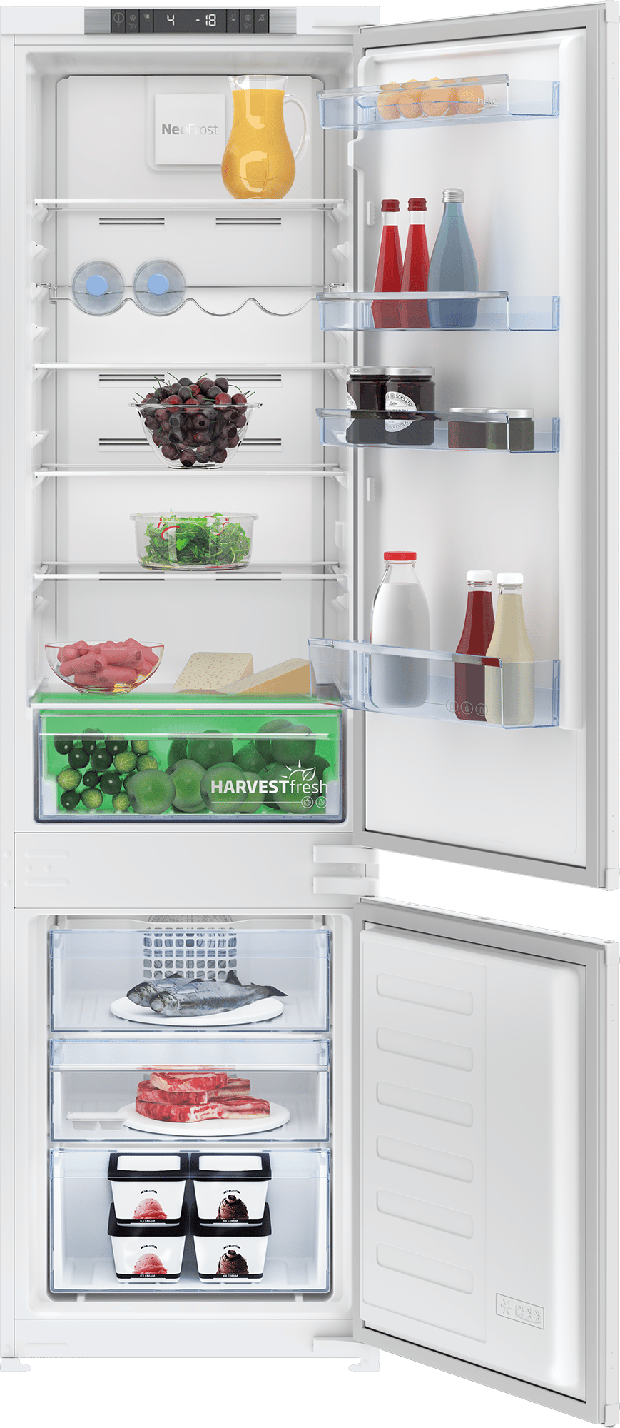 integrated fridge freezer