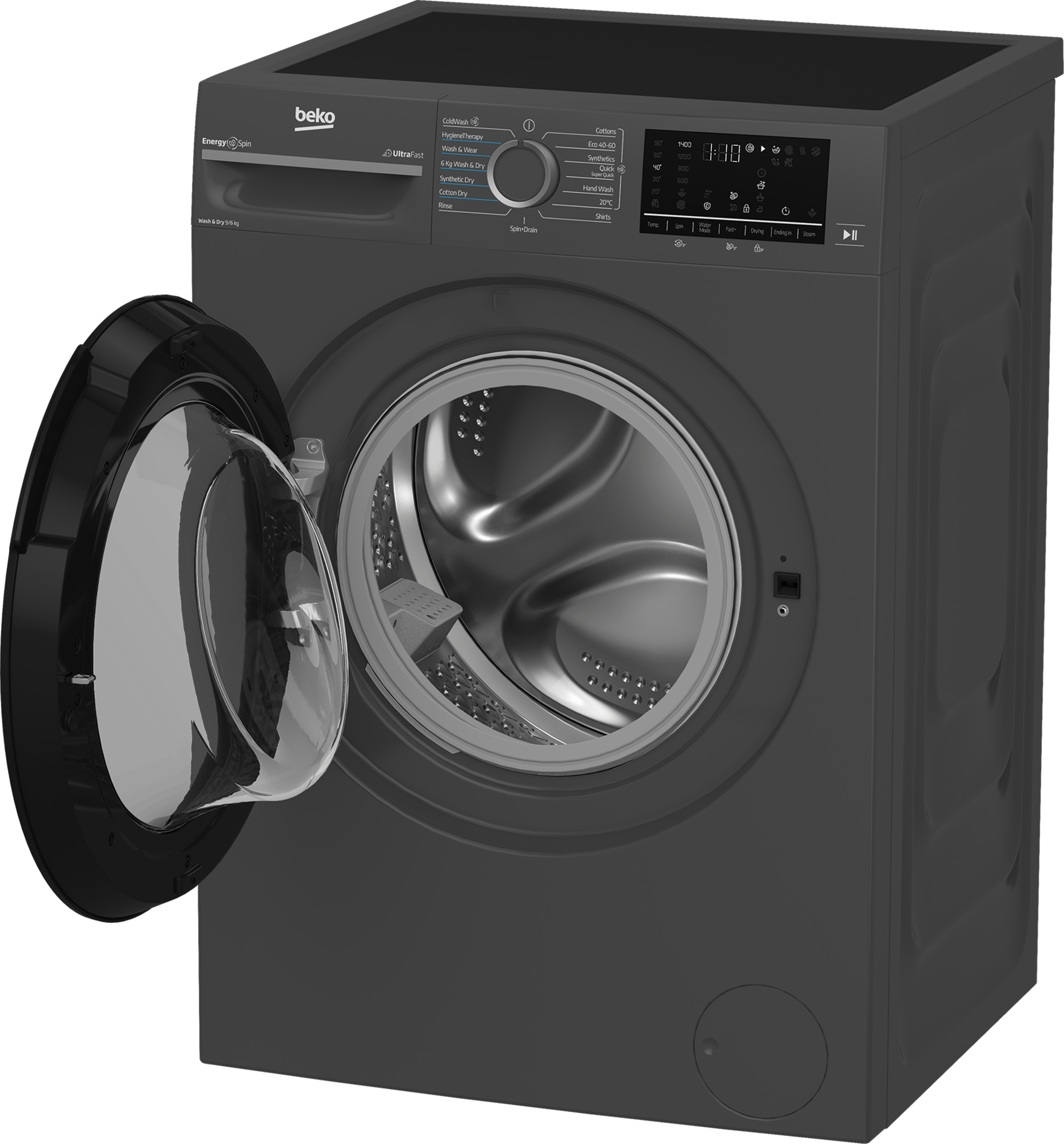 Freestanding 9kg Wash / 6kg Dry Capacity Washer Dryer with EnergySpin ...