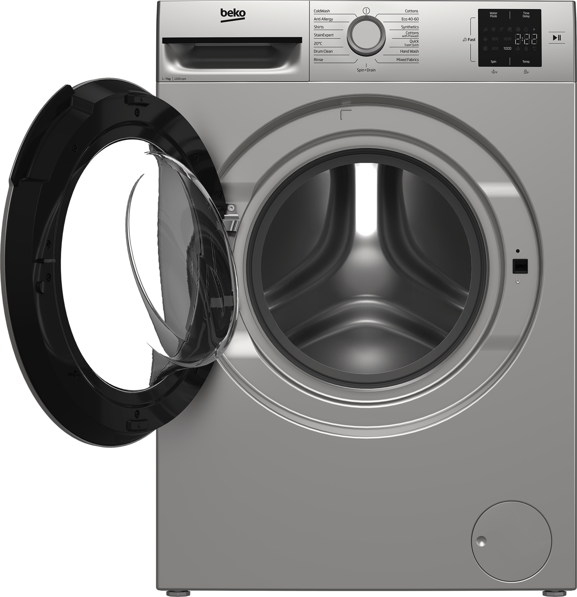 Freestanding 7kg 1200rpm Washing Machine with Quick Programme BM1WT3721 ...