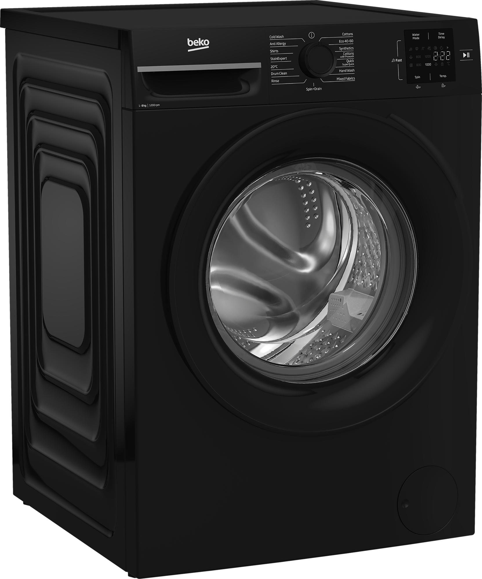 Freestanding 8kg 1200rpm Washing Machine with Quick Programme BM1WT3821 ...