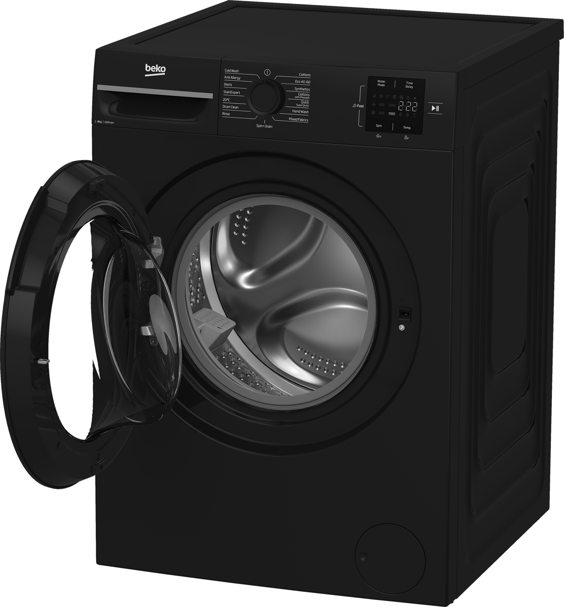 Freestanding 8kg 1200rpm Washing Machine with Quick Programme BM1WT3821 ...