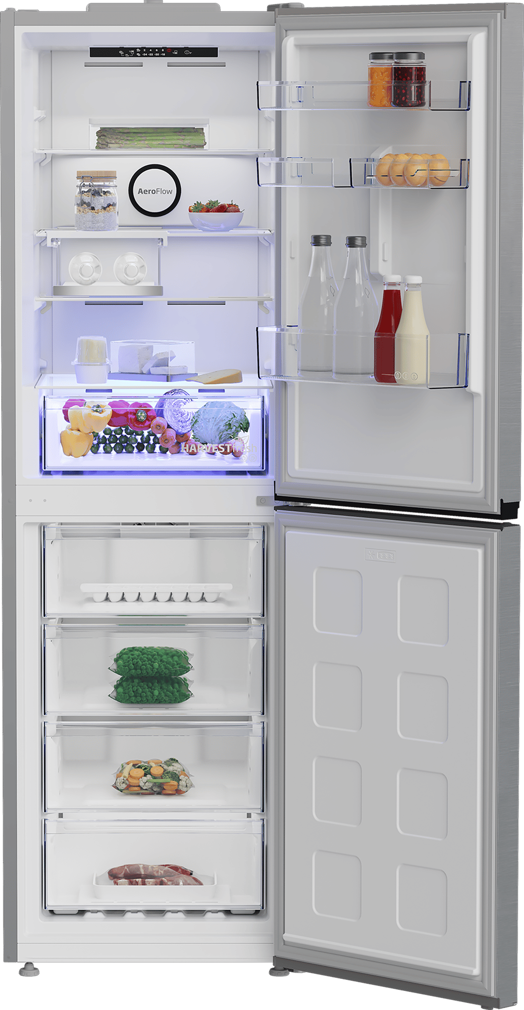 Frost Free Combi Fridge Freezer with HarvestFresh™ Technology CNG4692V ...