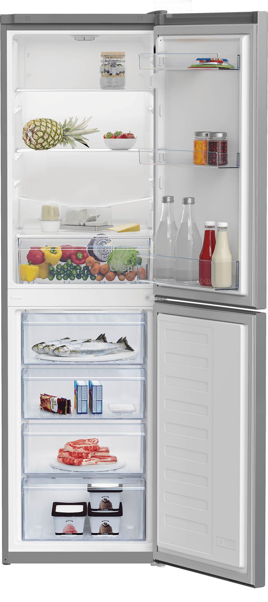 Freestanding Frost Free Fridge Freezer with Freezer Guard CFG4582 | Beko UK