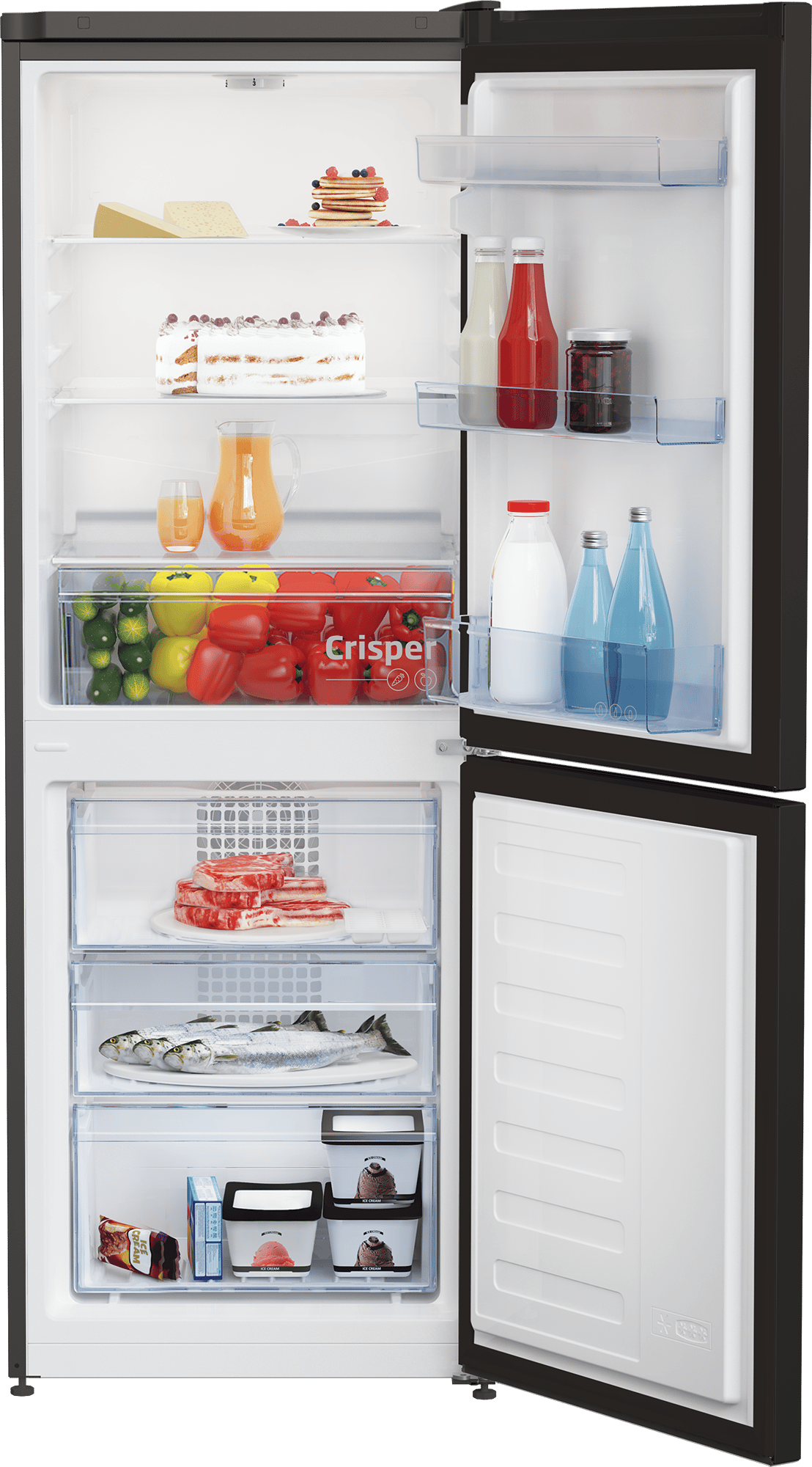 Freestanding Frost Free Fridge Freezer with Freezer Guard CFG4552 | Beko UK