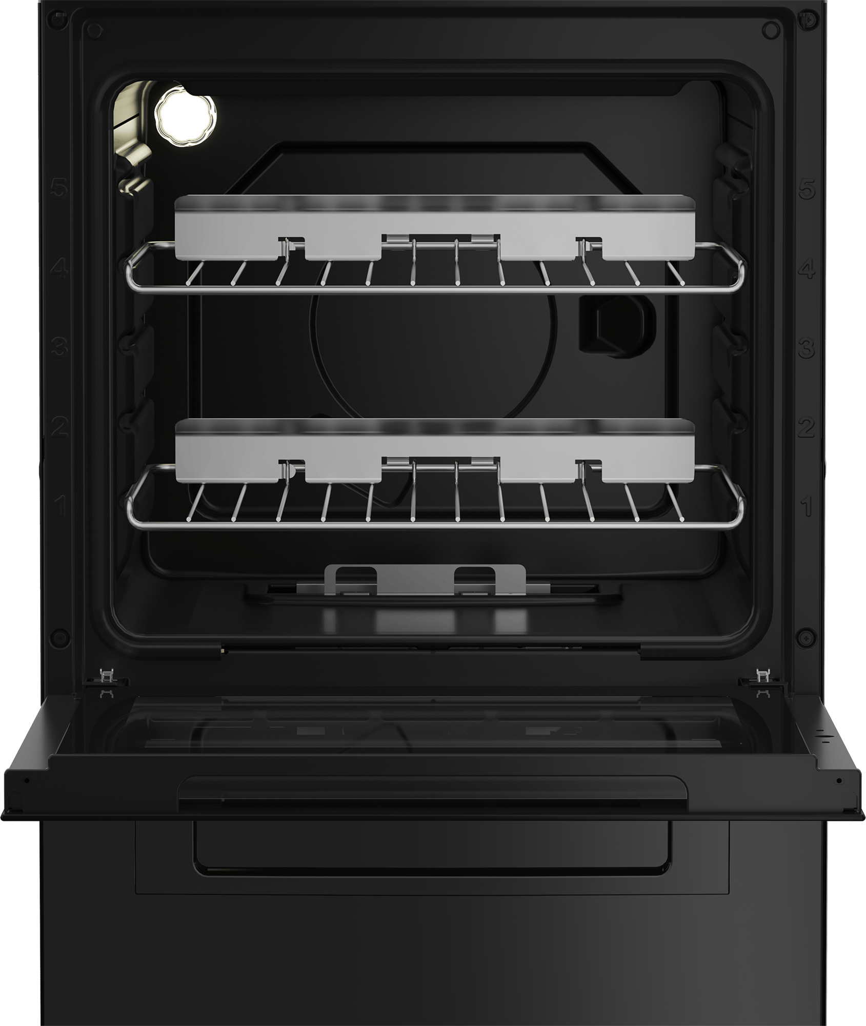 50cm Freestanding Gas Single Oven Eye Level Cooker KA52NE | Beko UK