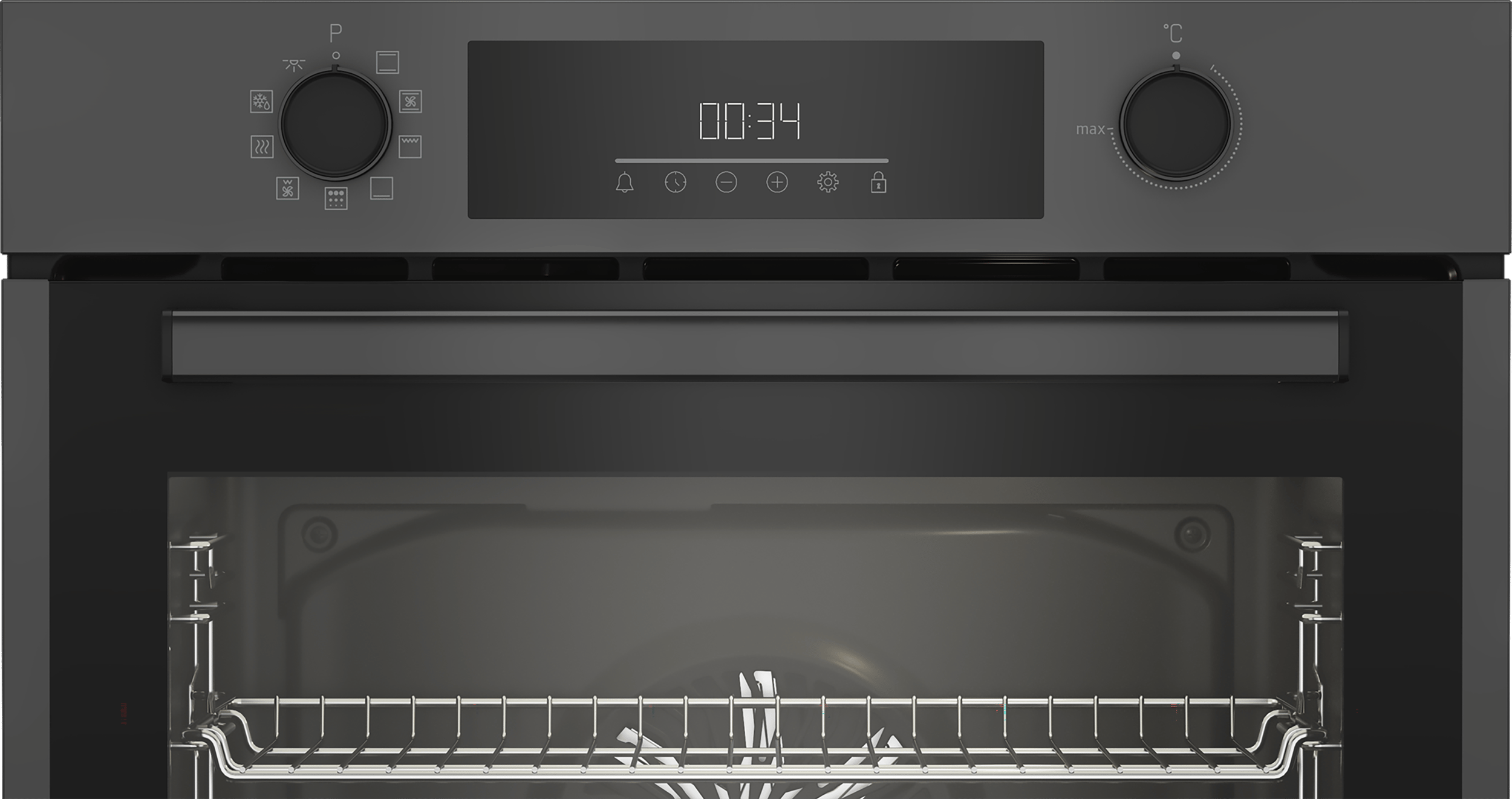 60cm Built-In Pyro Multi-Function Oven with AeroPerfect™ BBIE12401 ...