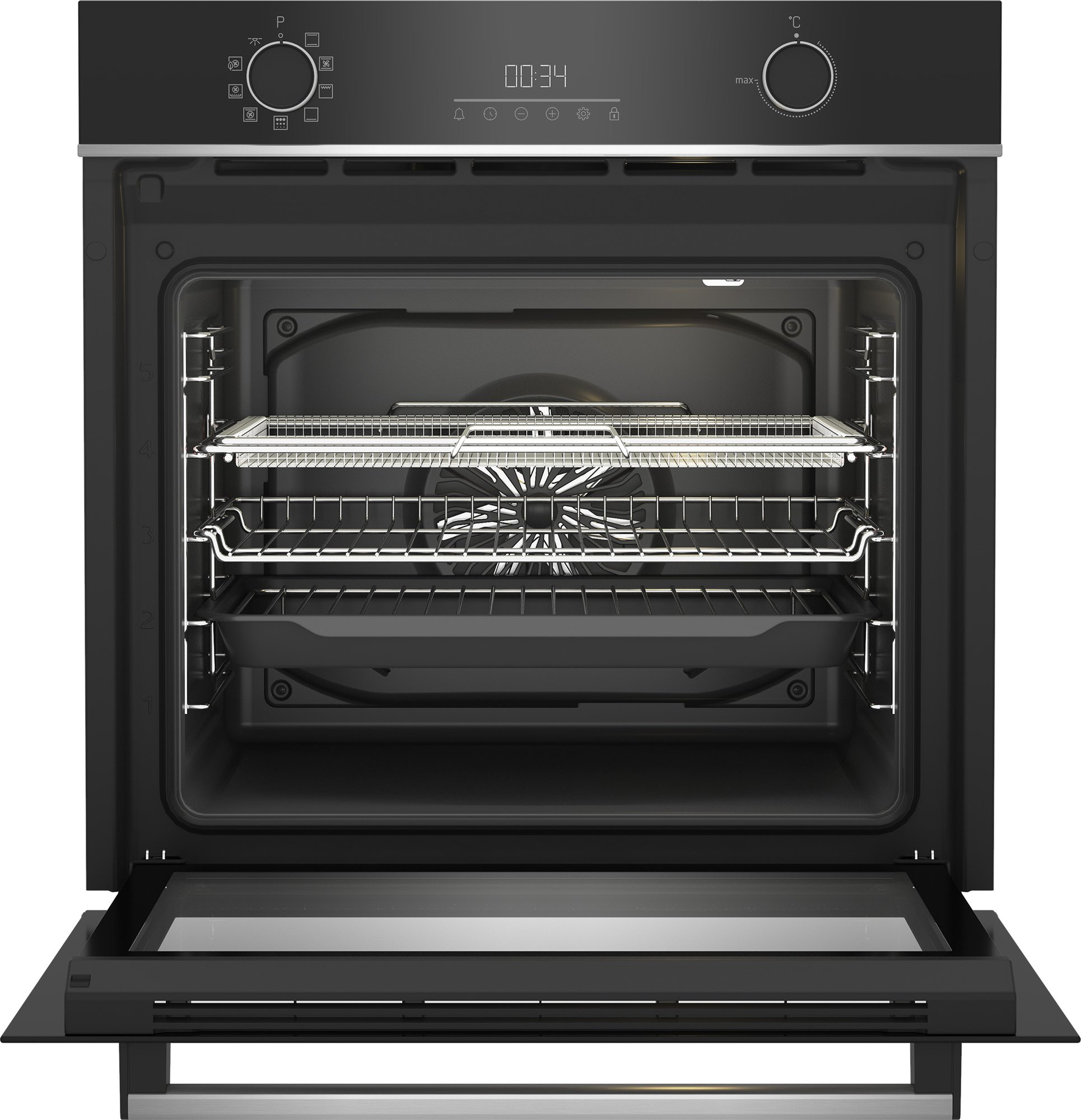 60cm Built-In Pyro Multi-Function Oven with AeroPerfect™ AirFry ...