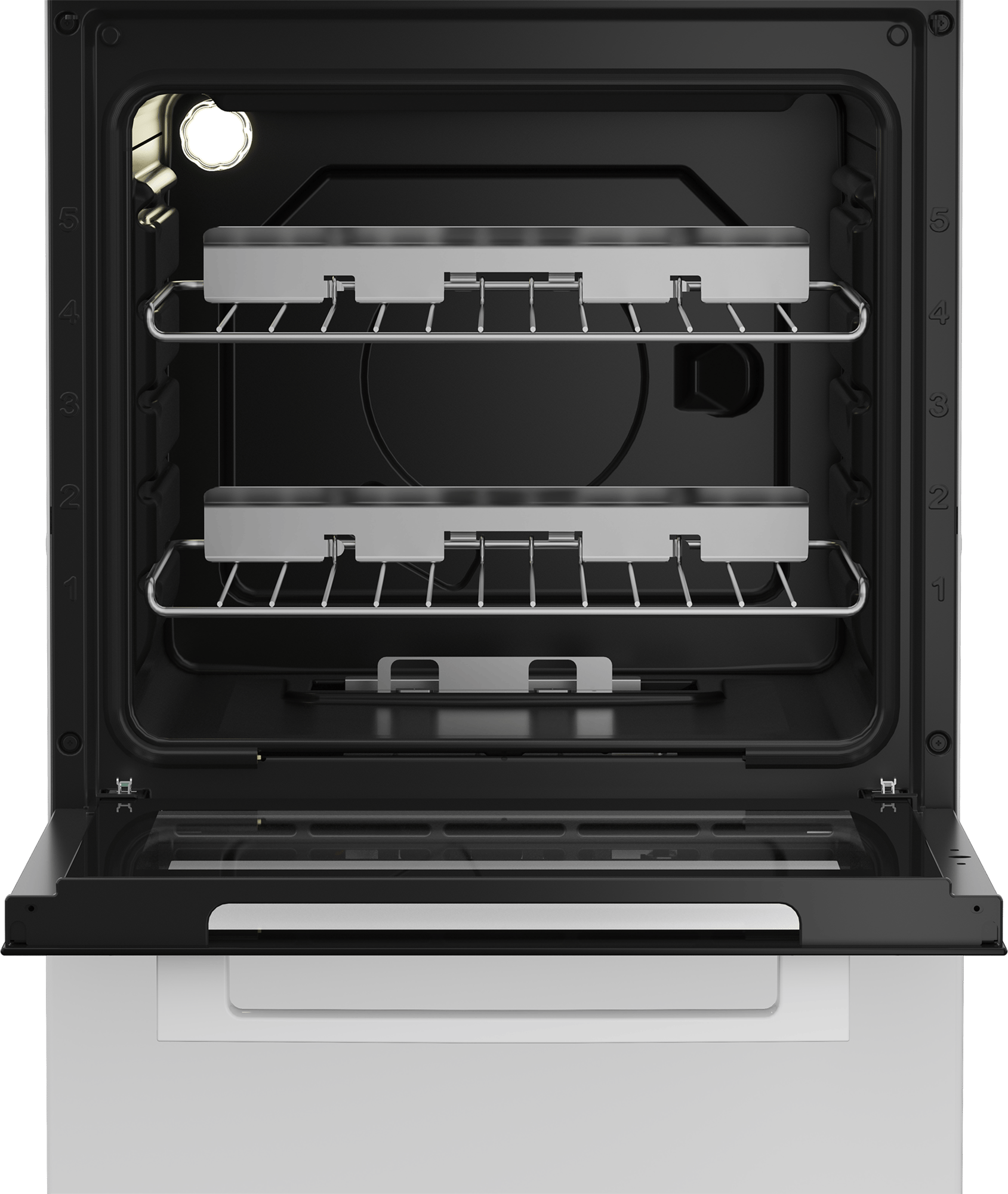50cm Freestanding Gas Single Oven Eye Level Cooker KA52NE | Beko UK