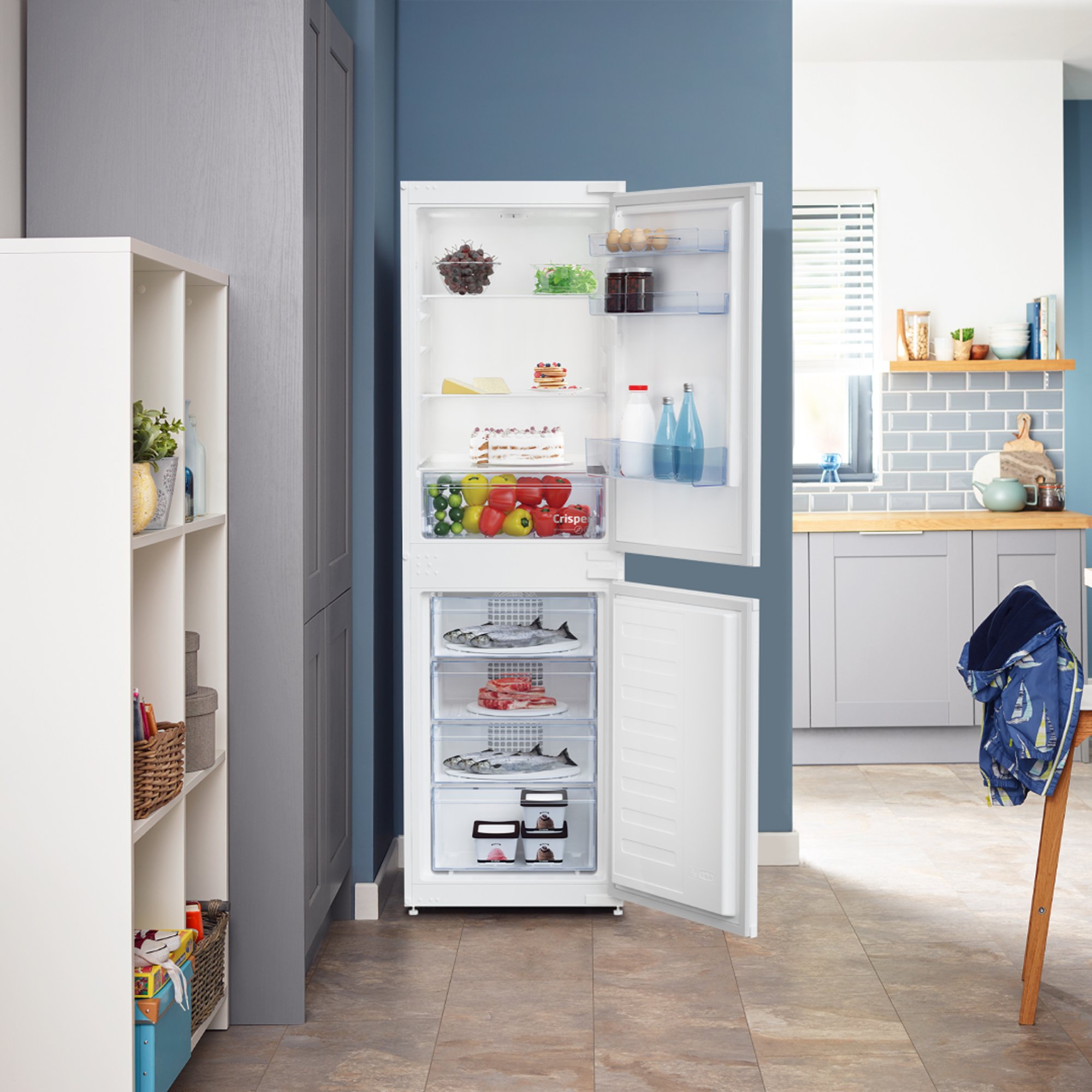 Integrated Frost Free Fridge Freezer with Freezer Guard BCFD450 | Beko UK