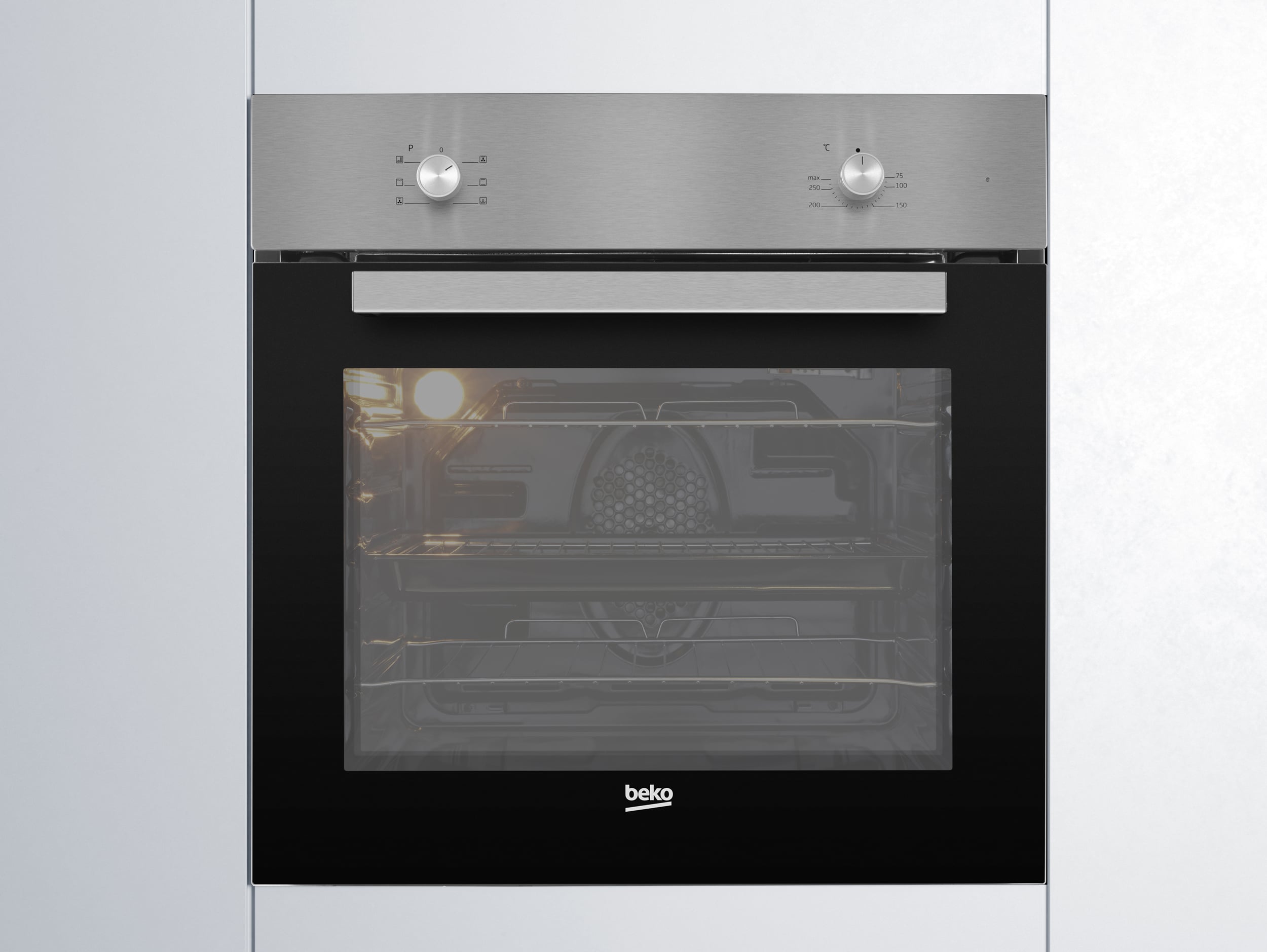 Multi-function Built-in Oven & Ceramic Hob Pack QSE222X | Beko UK
