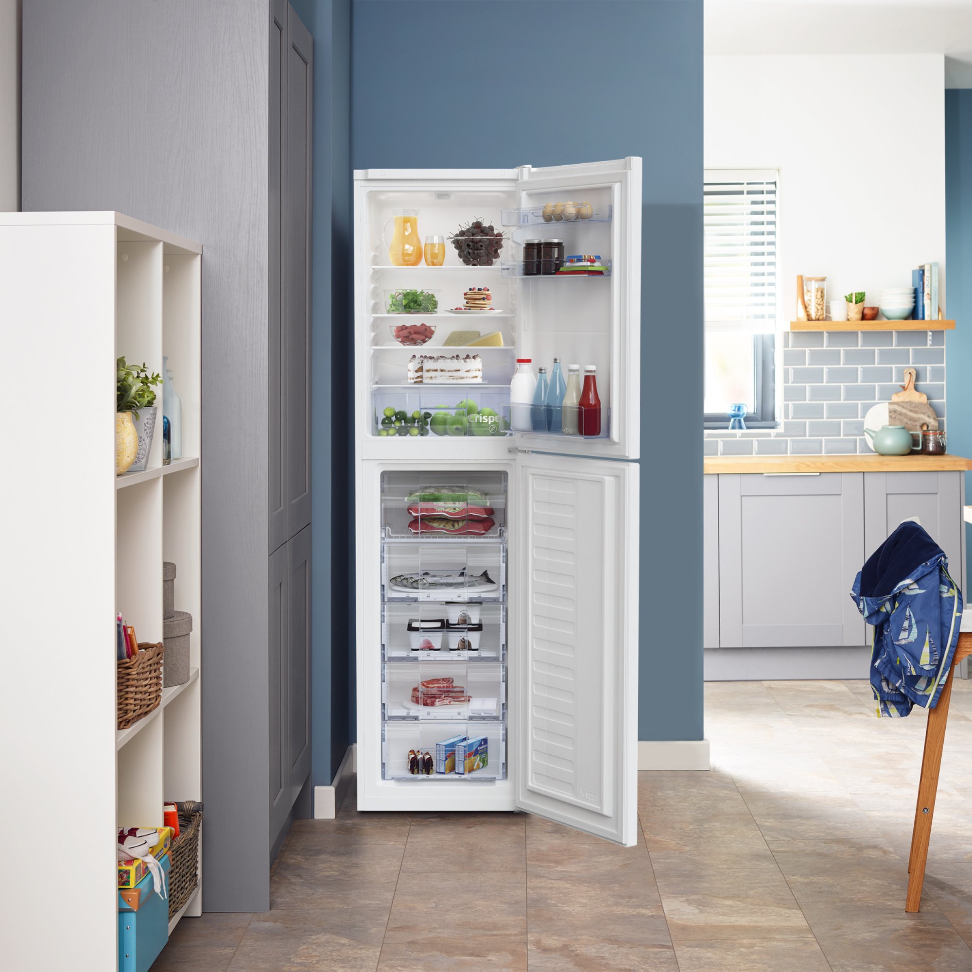 Freestanding Frost Free Fridge Freezer with Freezer Guard CFG4501 | Beko UK