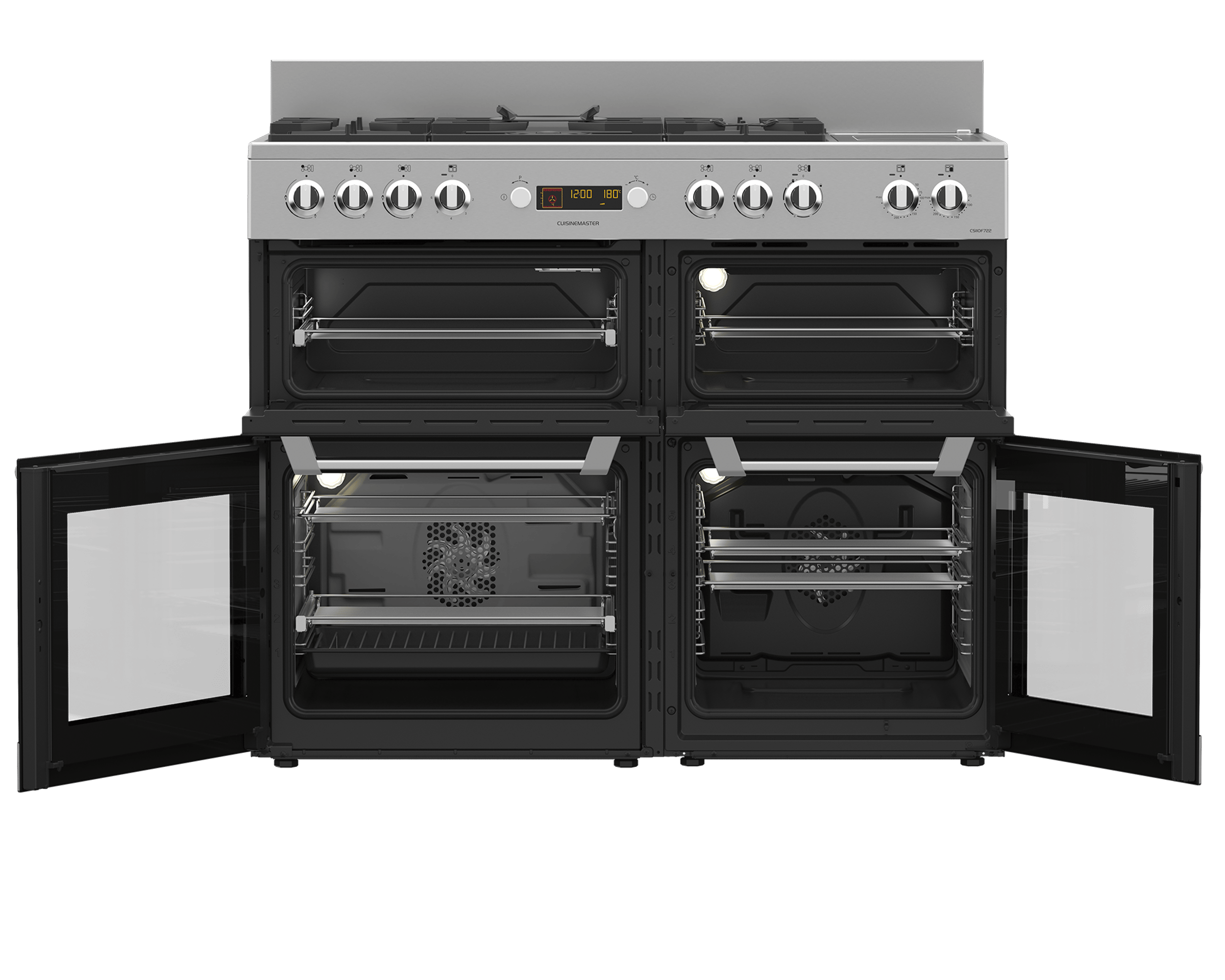 110cm Dual Fuel Range Cooker | Cuisinemaster CS110F722 | Leisure