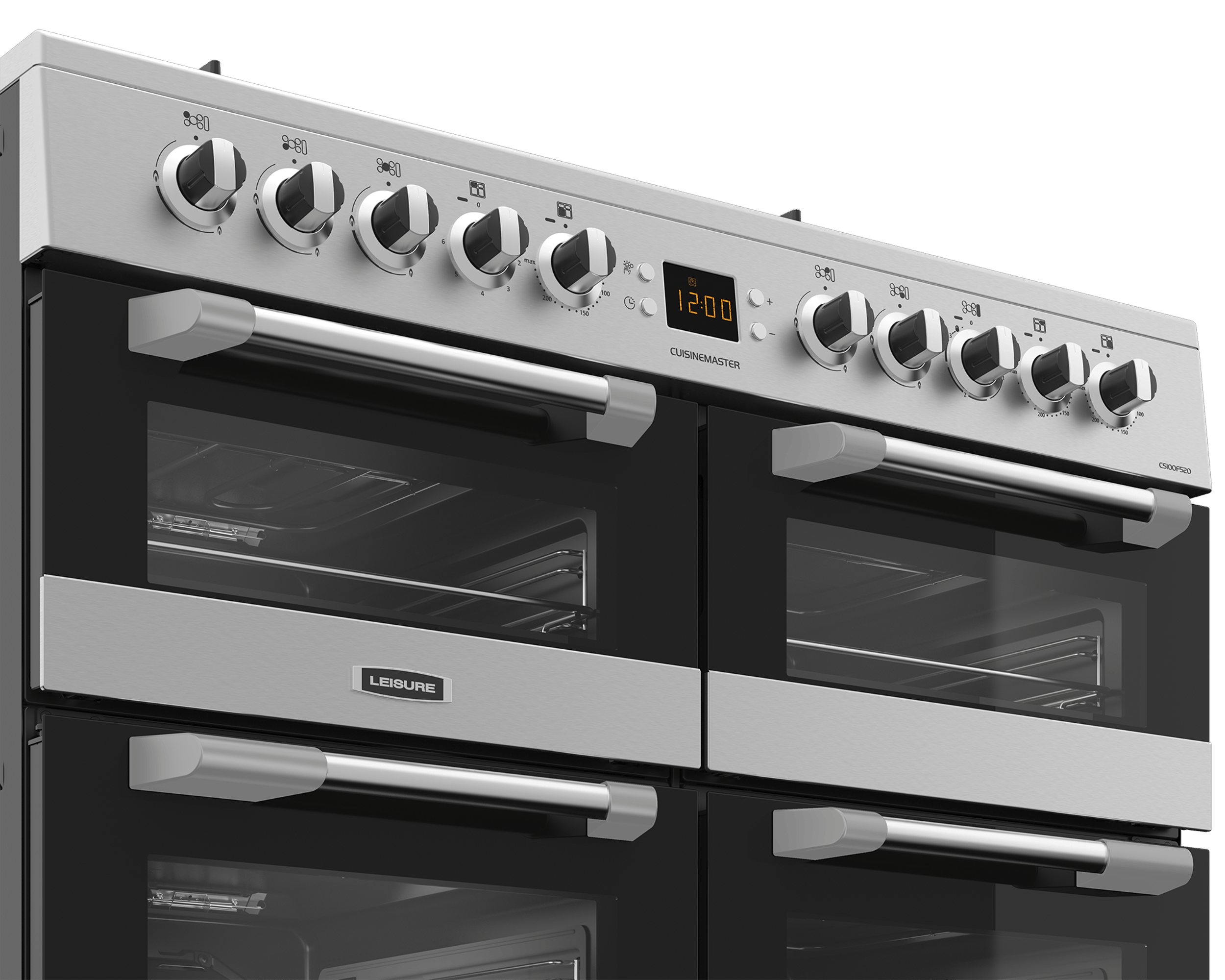 100cm Dual Fuel Range Cooker | Cuisinemaster CS100F520 | Leisure