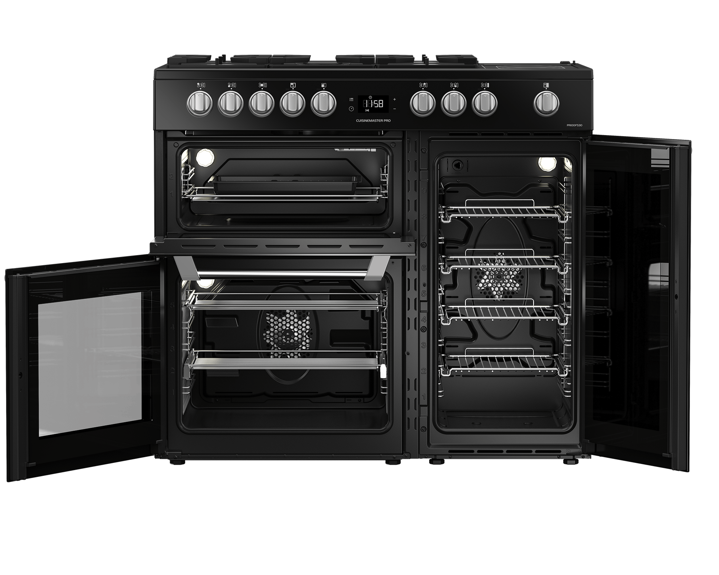 100cm Dual Fuel Range Cooker | Cuisinemaster Pro PR100F530 | Leisure