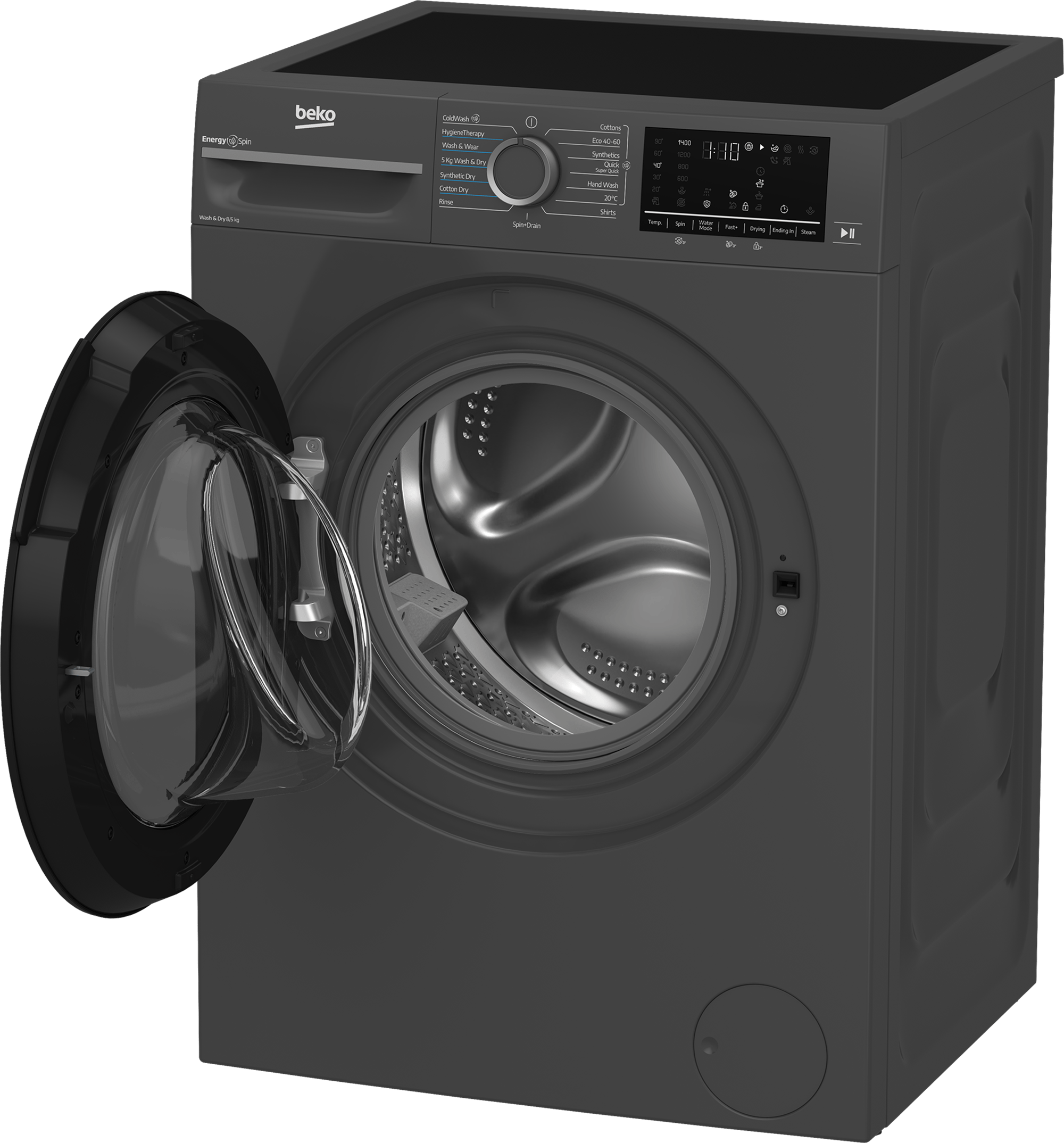 Freestanding 8kg Wash / 5kg Dry Capacity Washer Dryer with EnergySpin ...