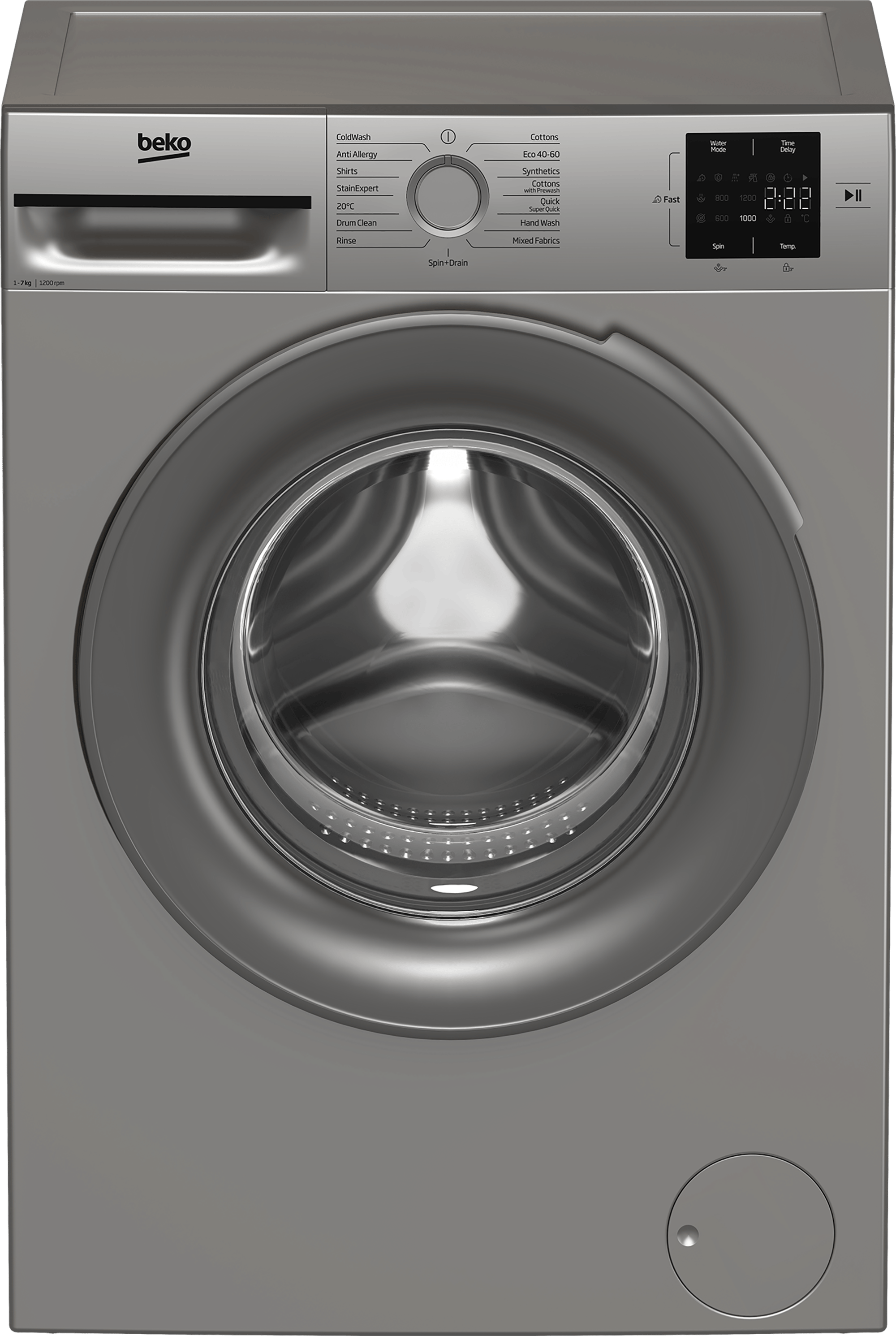 Freestanding 7kg 1200rpm Washing Machine with Quick Programme BM1WT3721 ...
