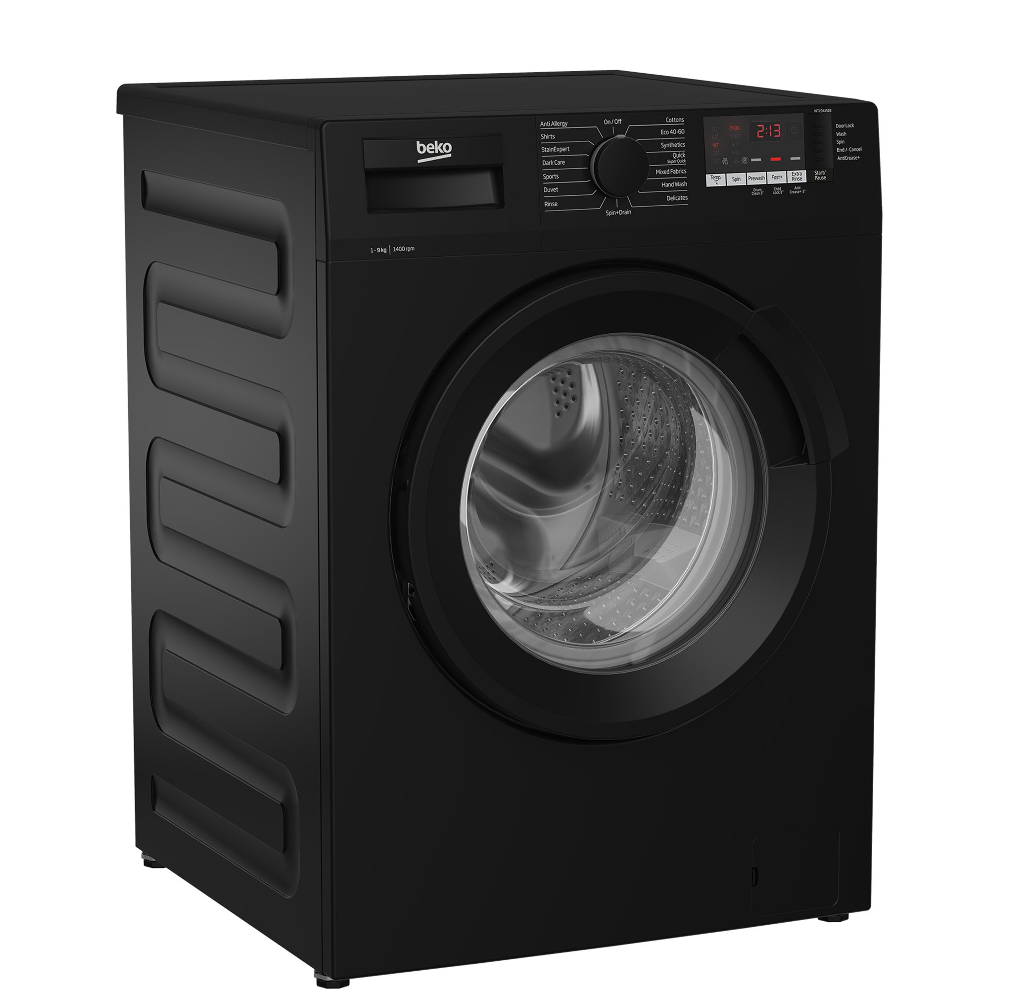 Freestanding 9kg 1400rpm Washing Machine with Quick Programme WTL94151 ...