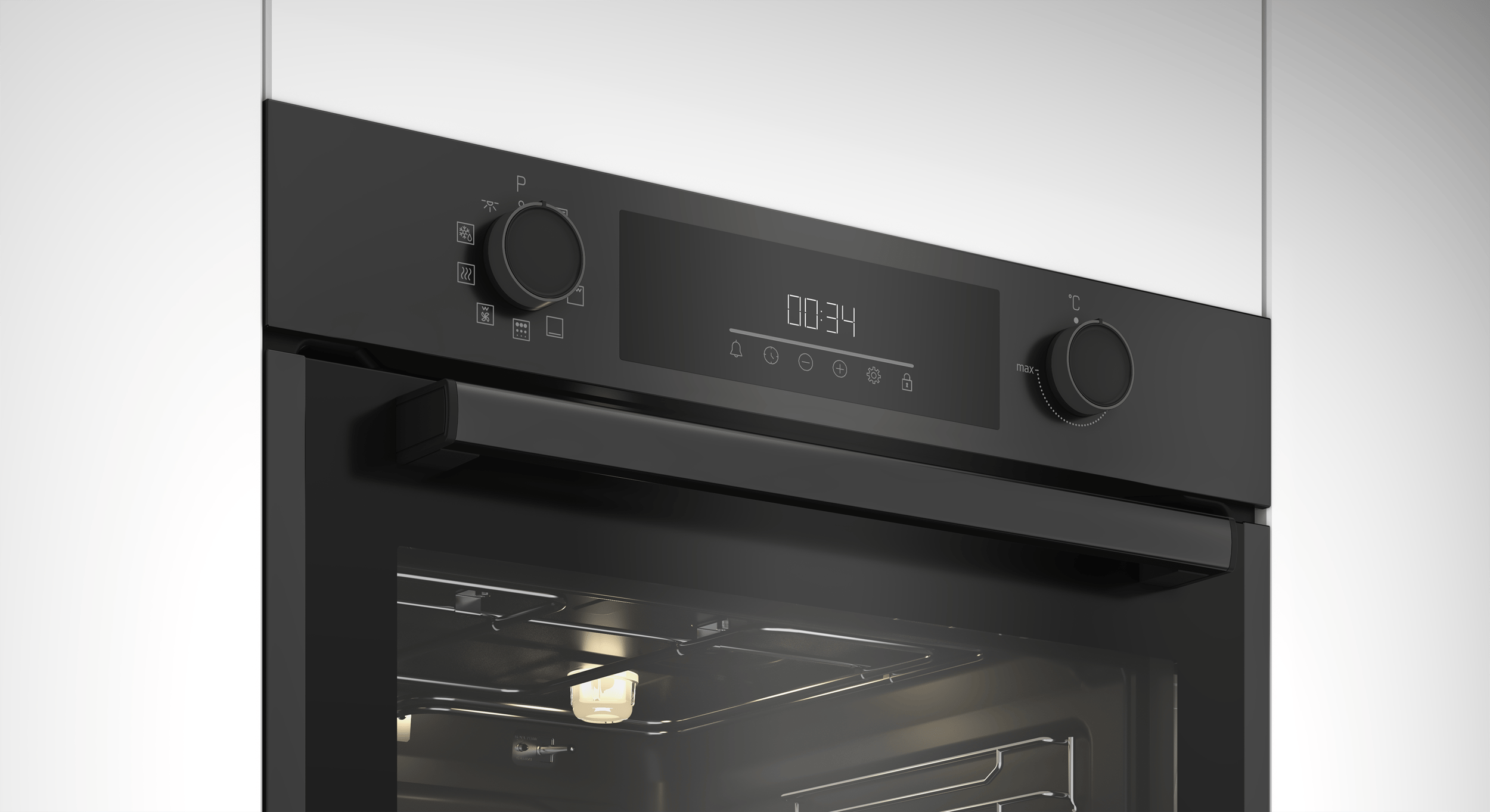60cm Built-In Pyro Multi-Function Oven with AeroPerfect™ BBIE12401 ...