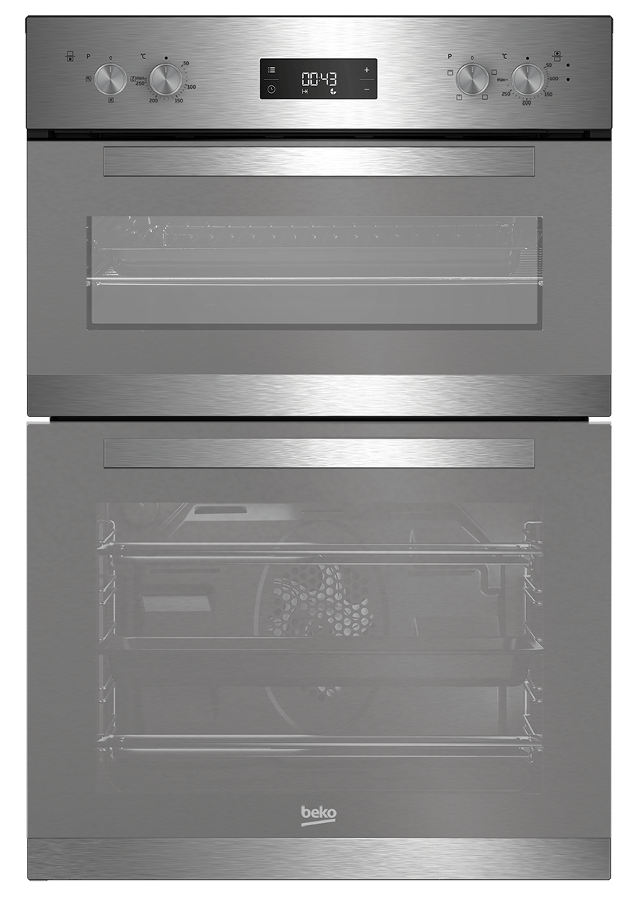 90cm Double Fan Oven with Easy Grip Control Knobs BXDF22300 | Beko UK
