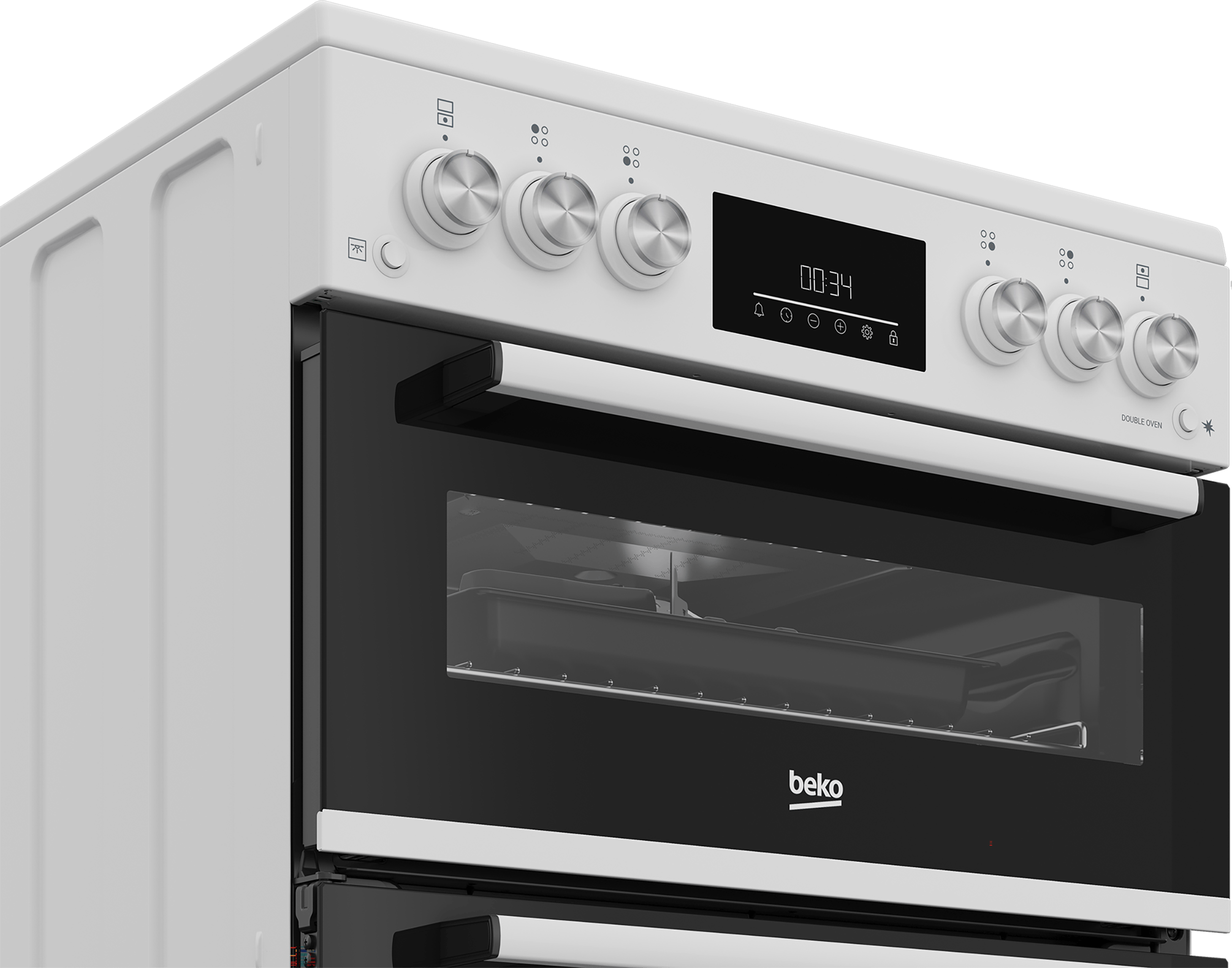 60cm Double Oven Gas Cooker FDG6231C | Beko UK