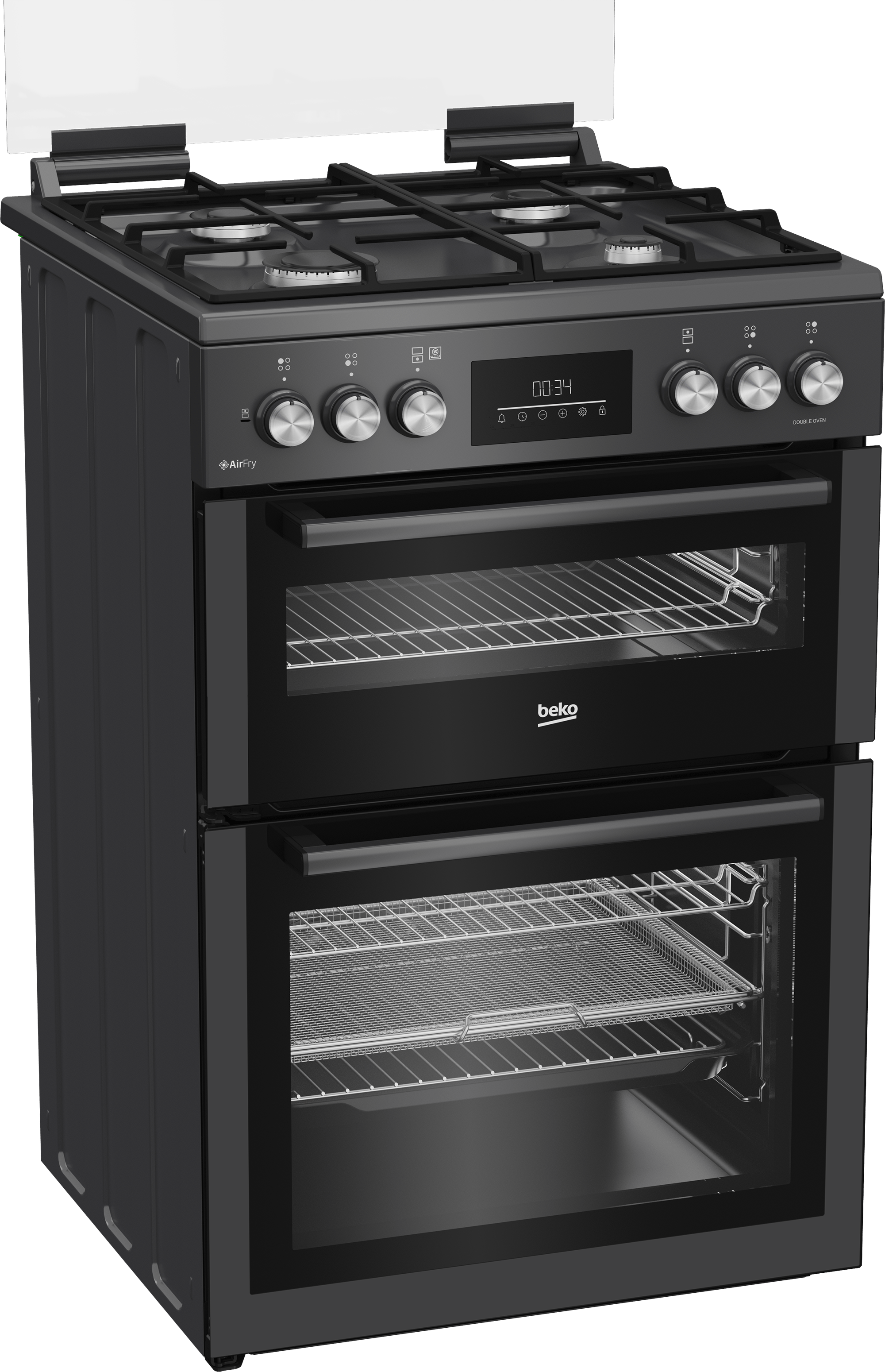 60cm Double Oven Duel Fuel Cooker with AeroPerfect™ FDDA6272TC | Beko UK