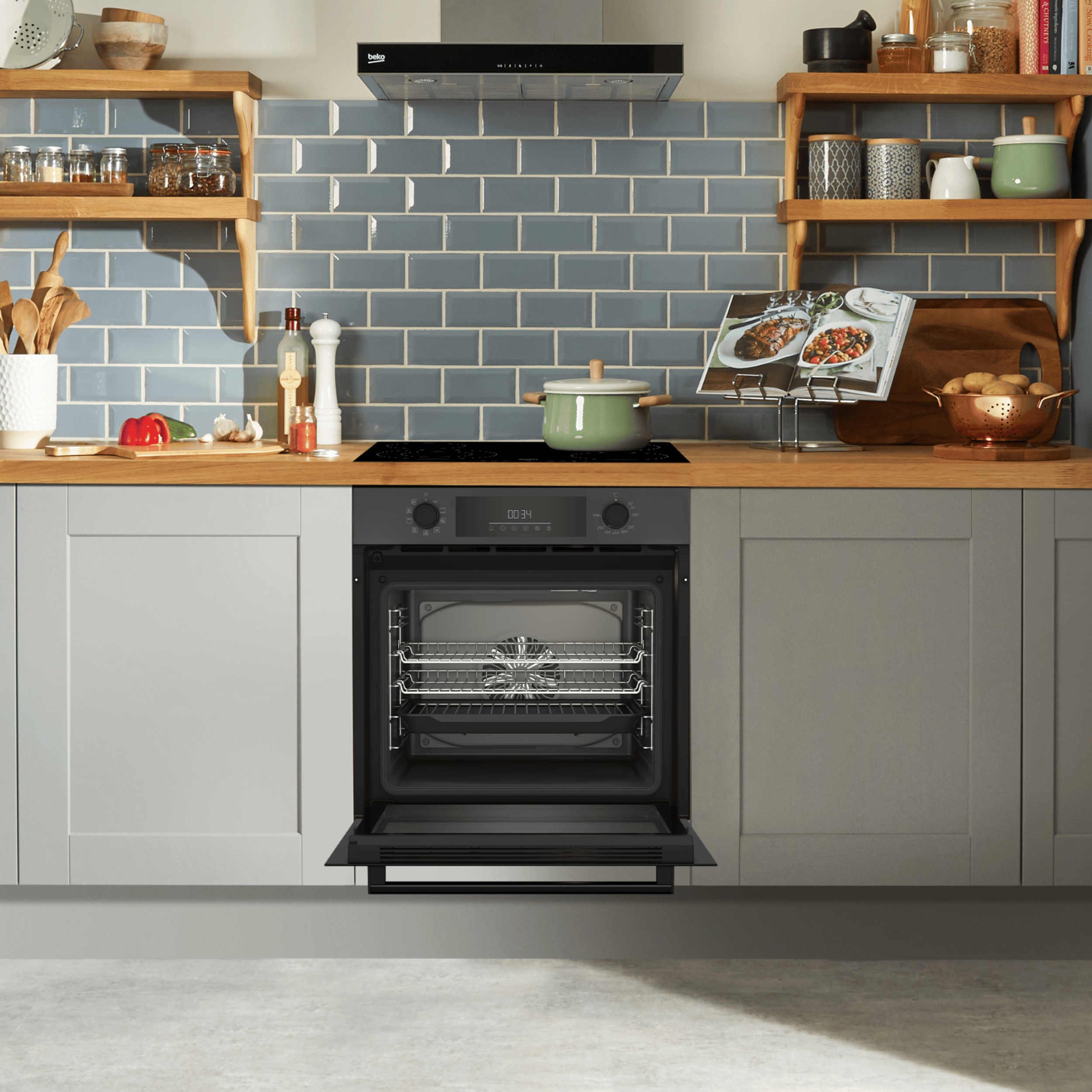 60cm Built-In Single Multi-Function Oven with AeroPerfect™ BBIM12300 ...