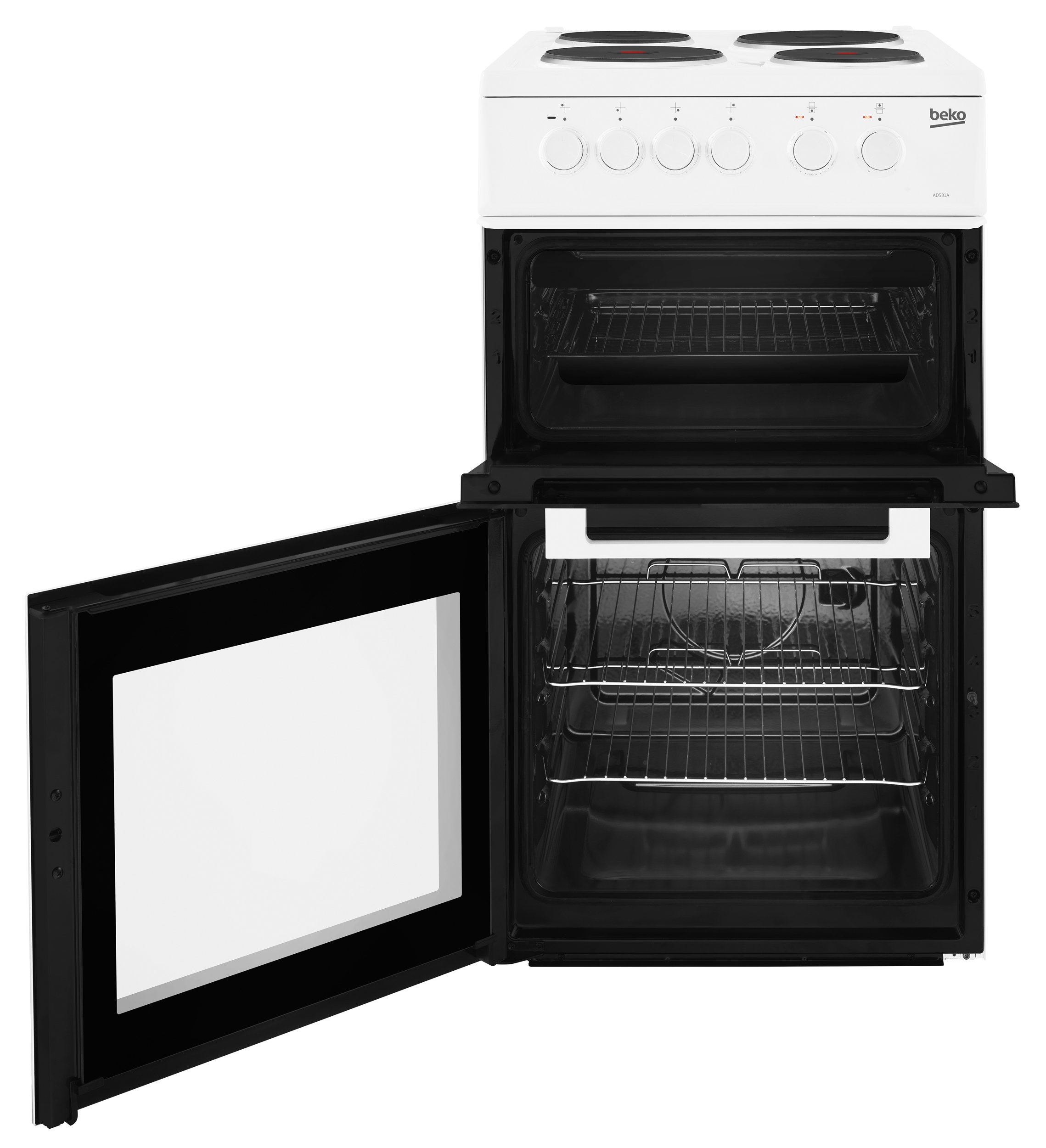 50cm Twin Cavity Electric Cooker AD531A | Beko UK