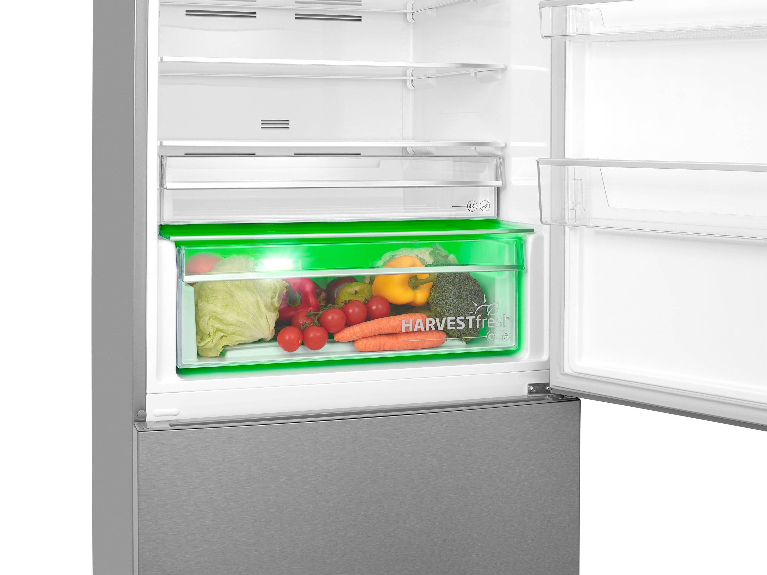 Freestanding NeoFrost™ Fridge Freezer with HarvestFresh™ CNG4792V | Beko UK