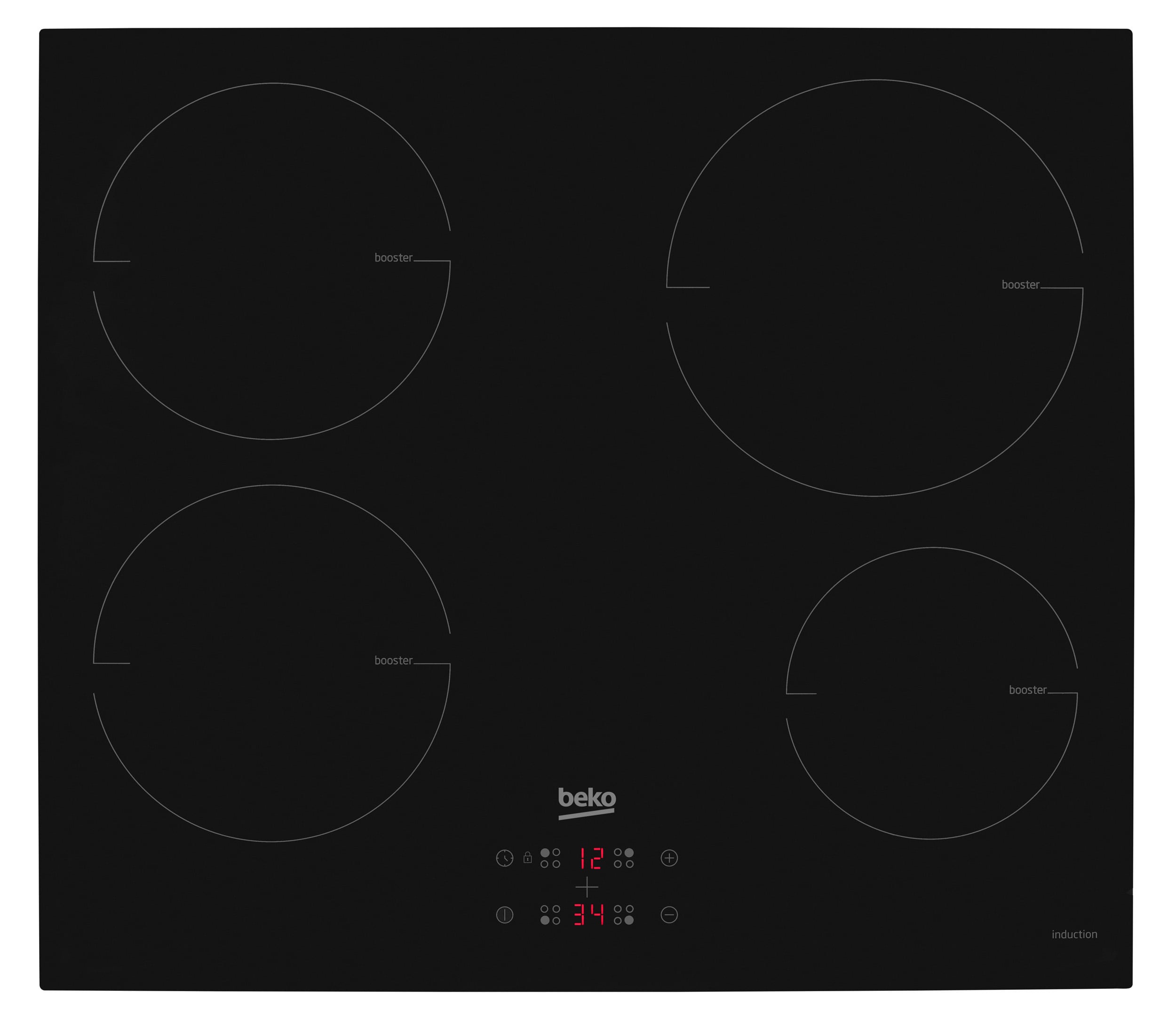 60cm Induction Hob with Touch Controls HII64400MT | Beko UK