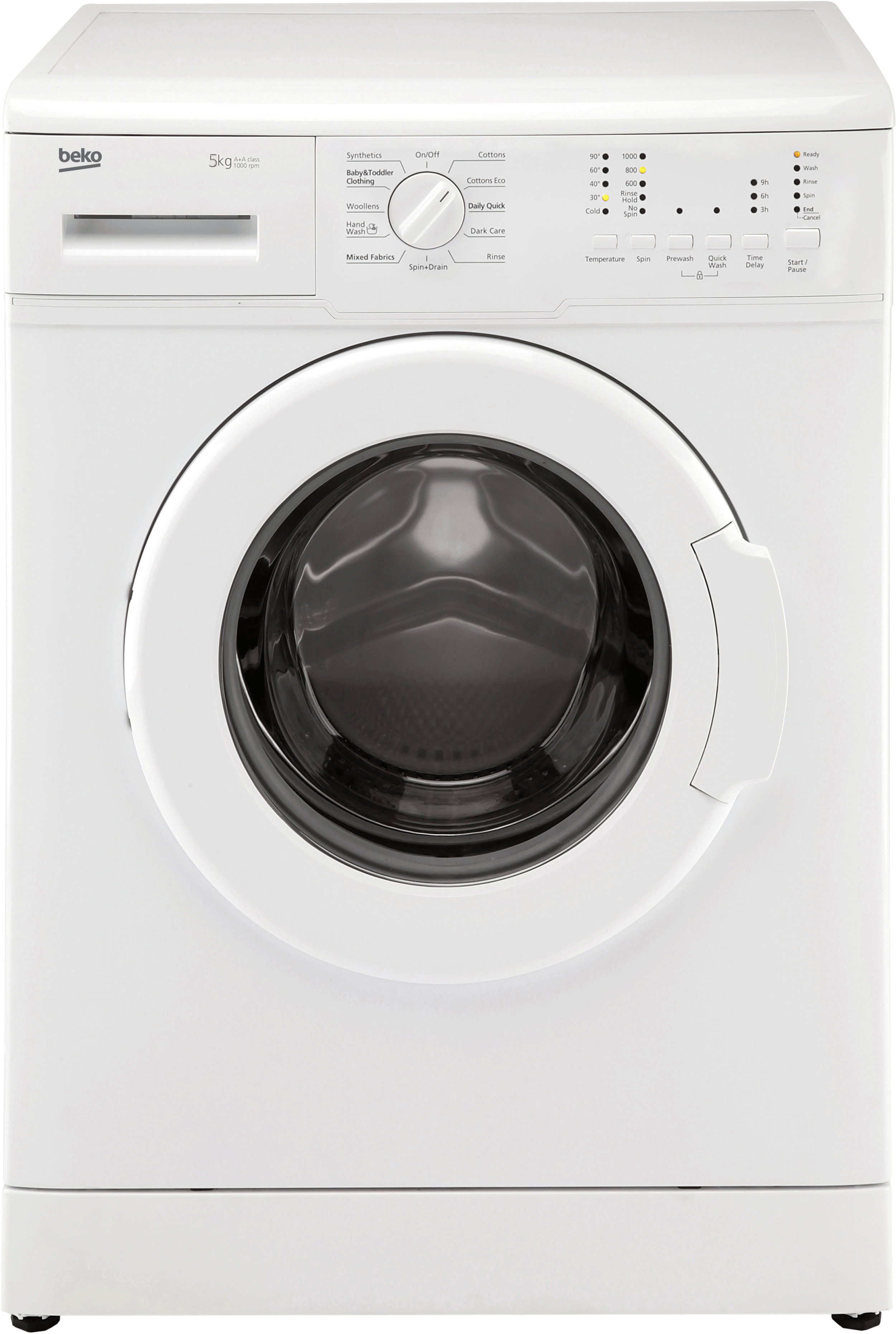 A+AC Rated 5kg, 1000rpm Washing Machine WM5102 | Beko UK
