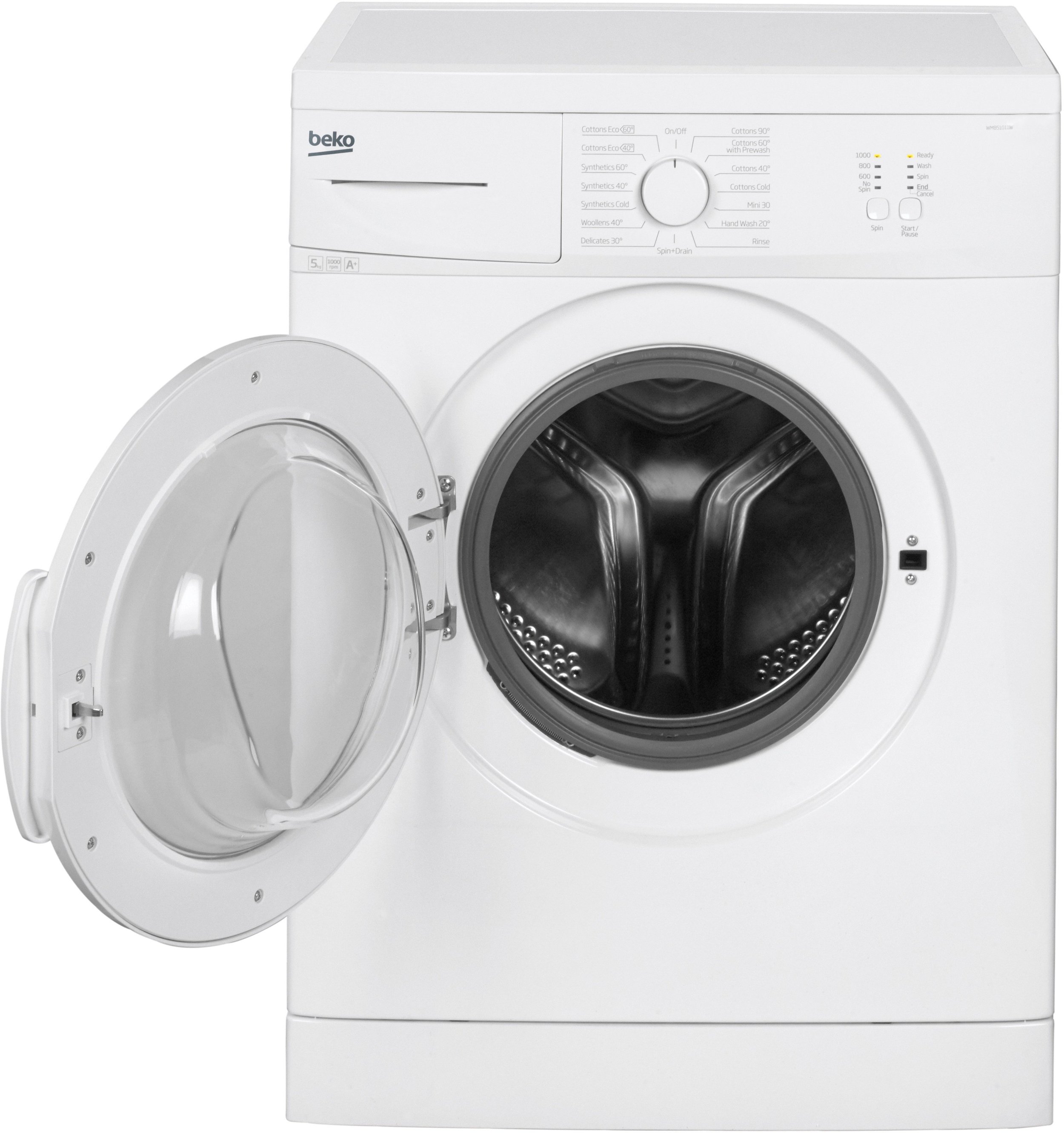 A+ Energy Rated 5kg, 1000rpm Washing Machine WMB51011 | Beko UK