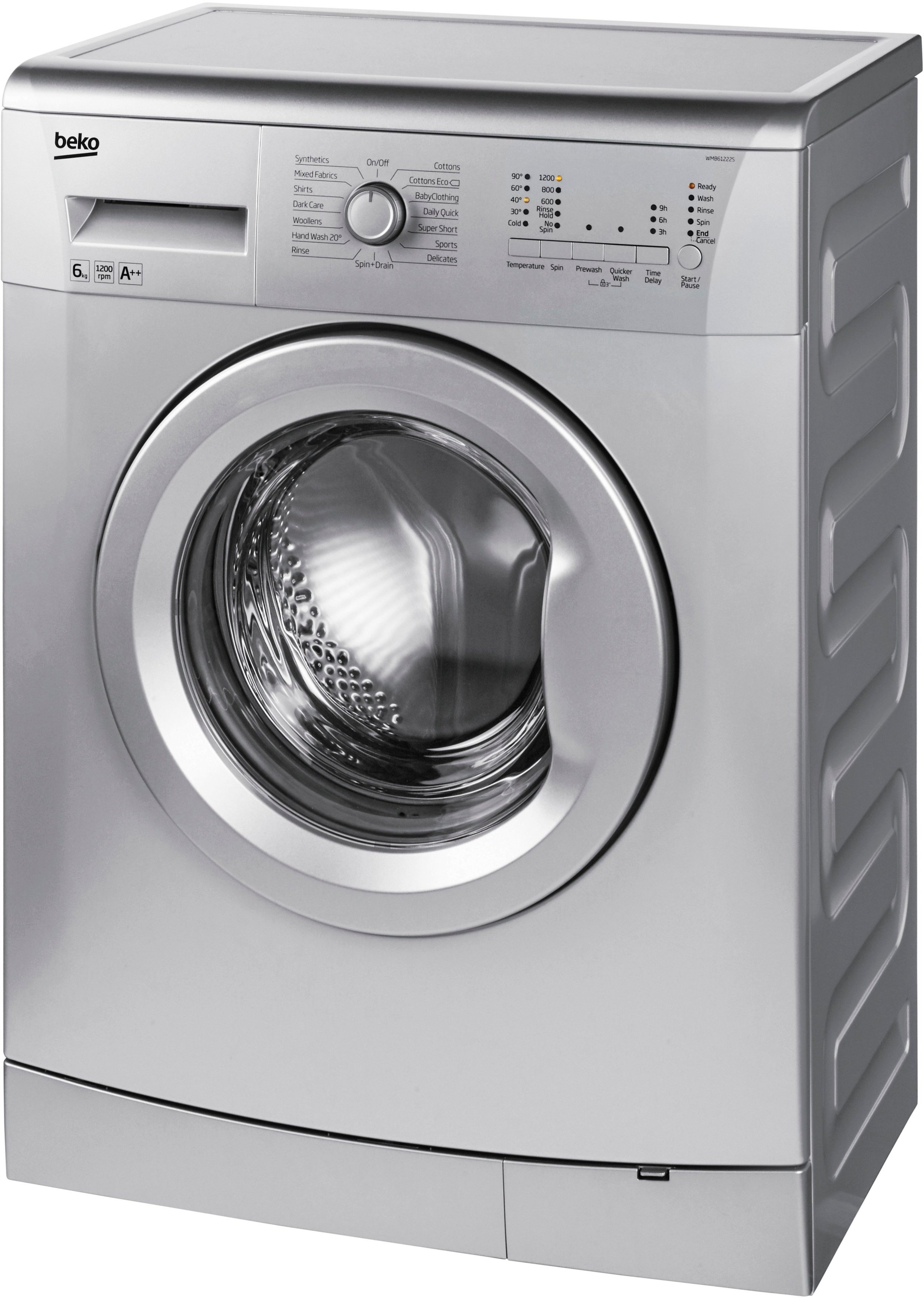 A++ Energy Rated 6kg, 1200rpm Washing Machine WMB61222 | Beko UK
