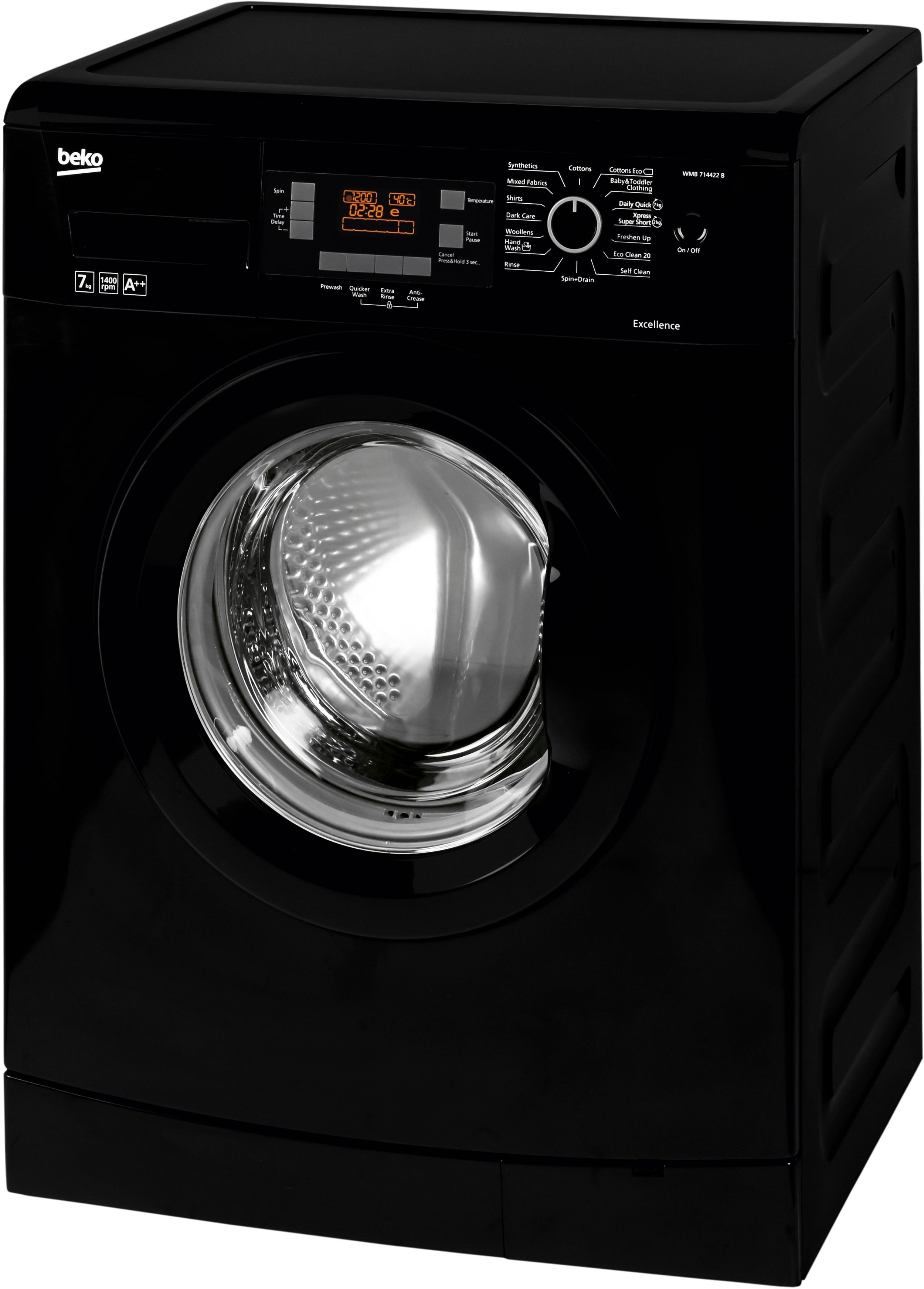 A++AB Rated, 7kg 1400rpm Washing Machine WMB714422 | Beko UK