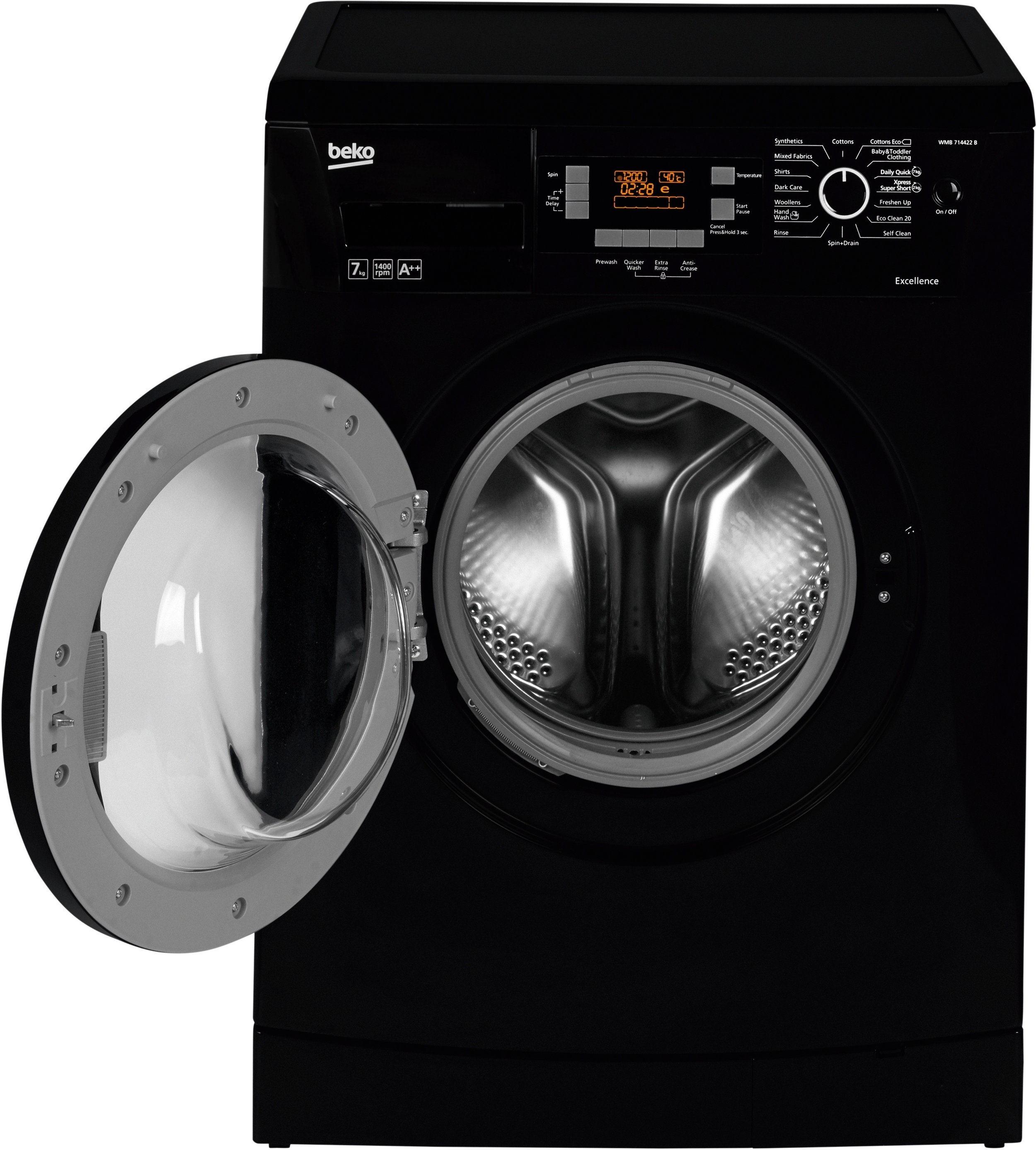 A++AB Rated, 7kg 1400rpm Washing Machine WMB714422 | Beko UK