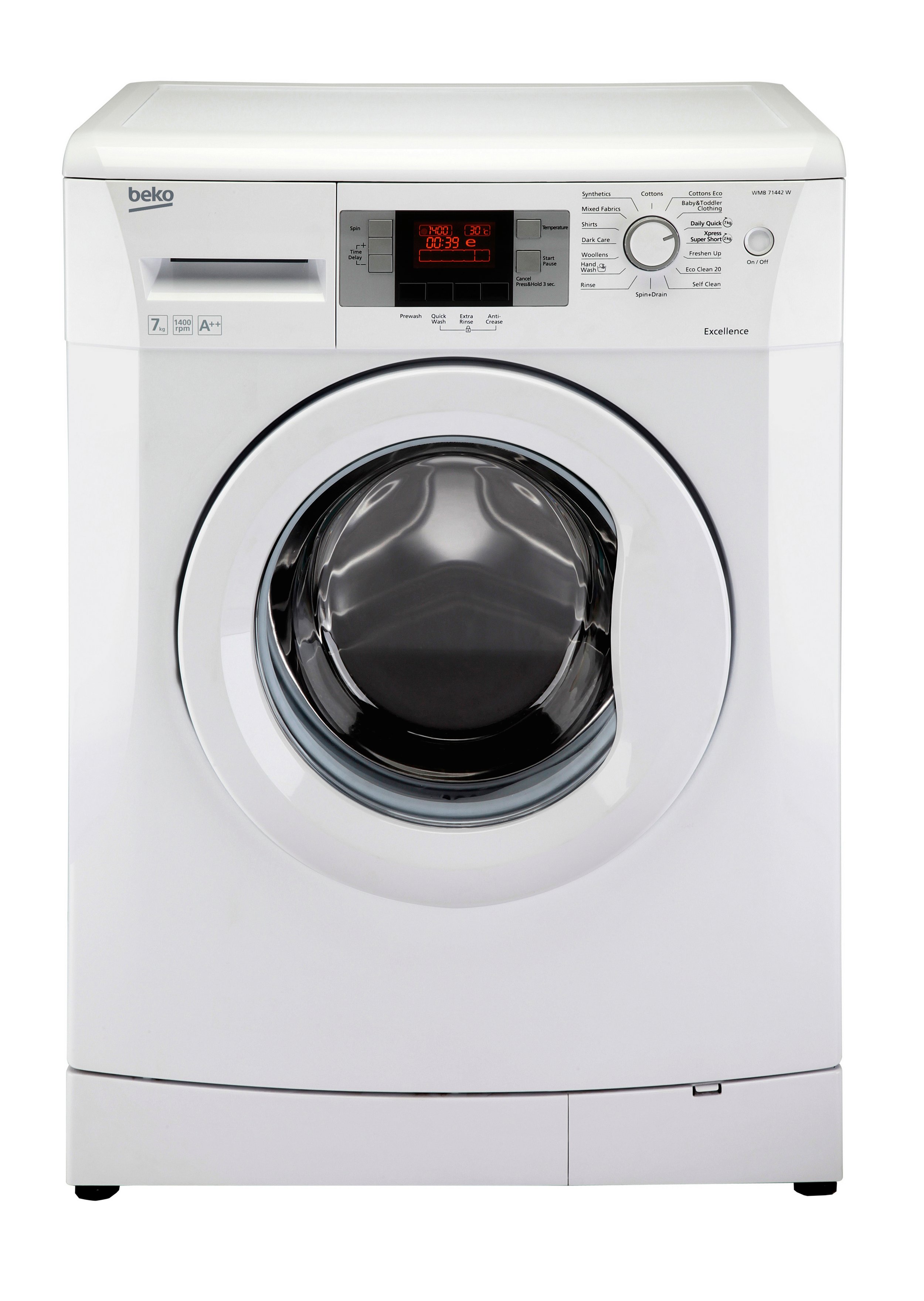 A++AB Rated 7kg, 1400rpm Washing Machine WMB71442 | Beko UK