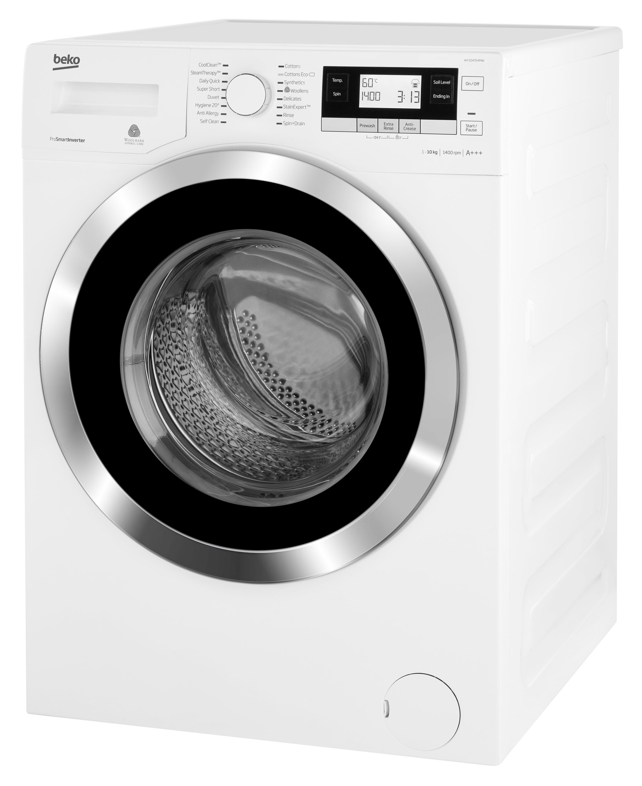 A+++ Energy Rated 10kg 1400rpm Washing Machine WY104764M | Beko UK