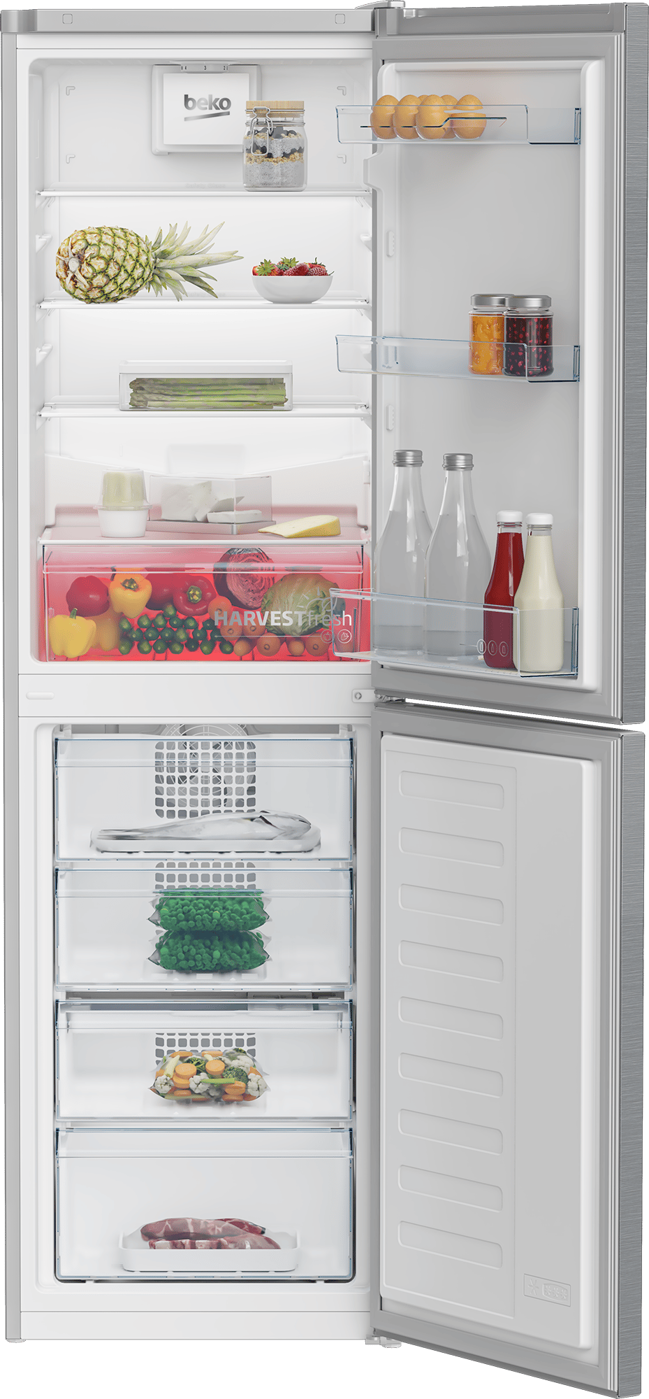 Freestanding Frost Free Fridge Freezer with HarvestFresh™ CNG4582V ...