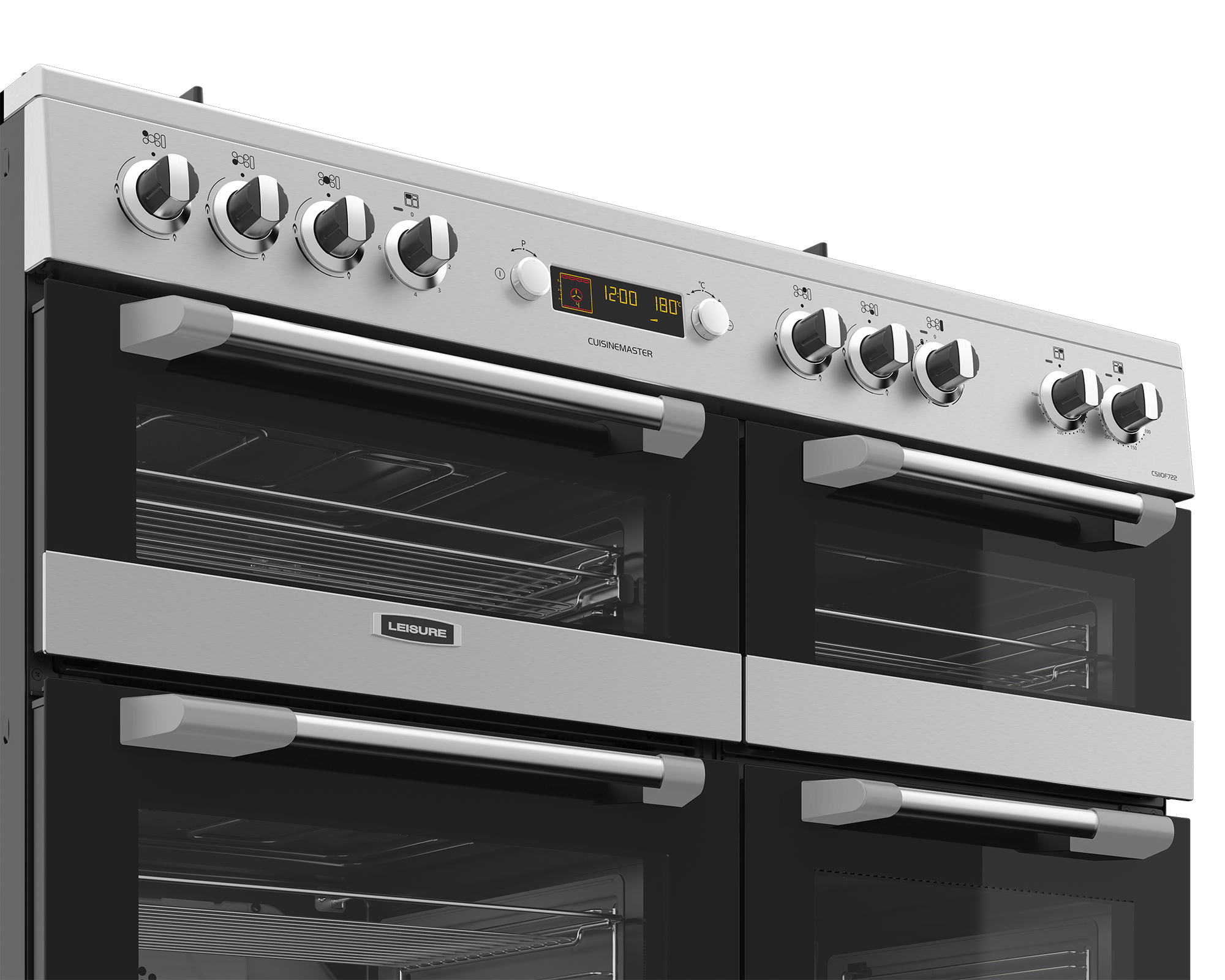 110cm Dual Fuel Range Cooker | Cuisinemaster CS110F722 | Leisure