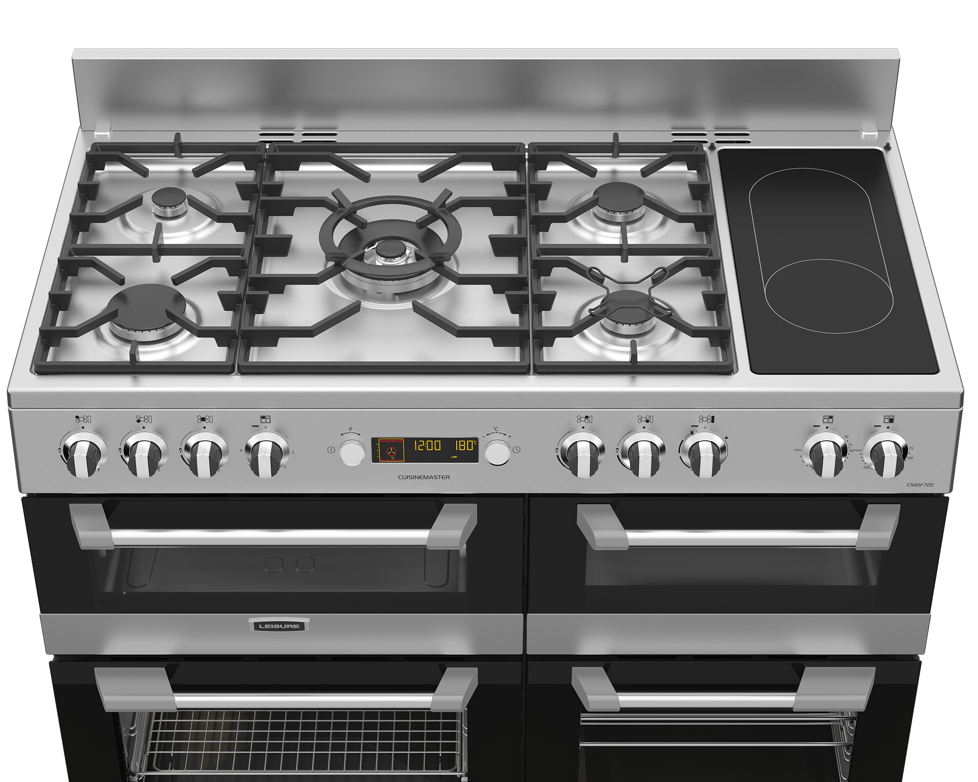 110cm Dual Fuel Range Cooker | Cuisinemaster CS110F722 | Leisure
