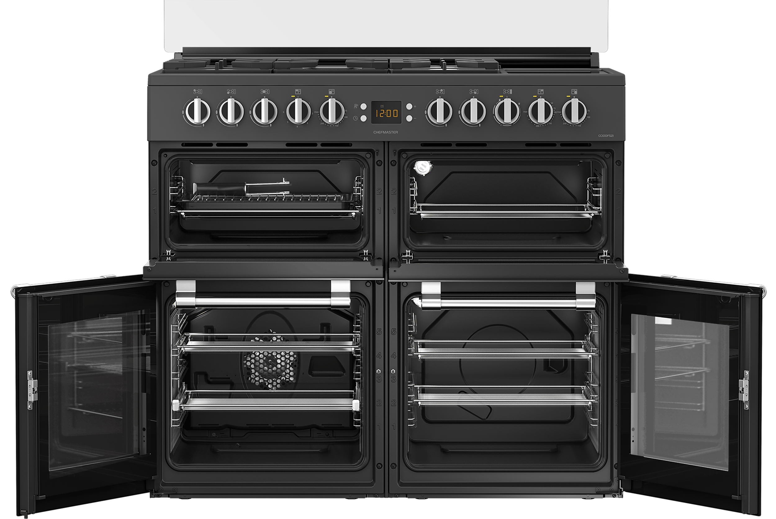 100cm Dual Fuel Range Cooker | Chefmaster CC100F521 | Leisure