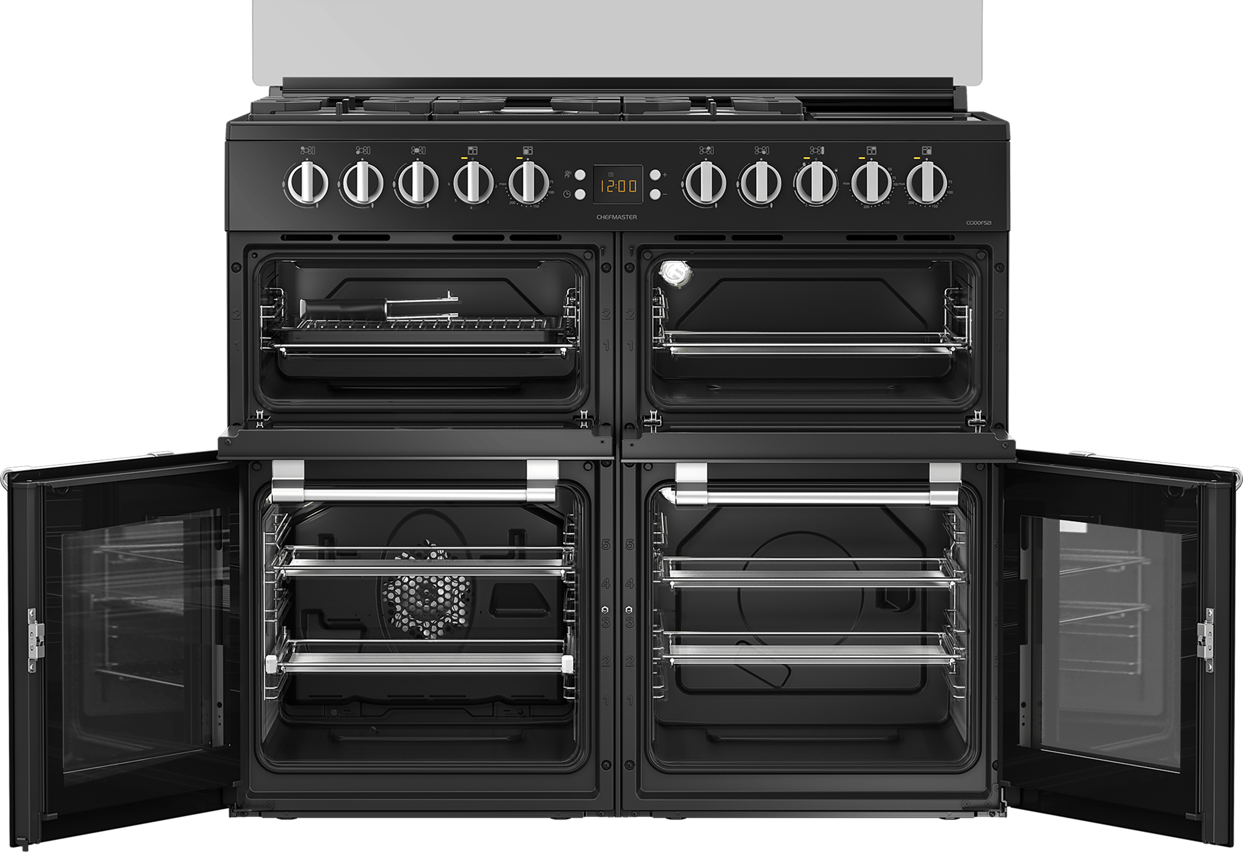 100cm Dual Fuel Range Cooker | Chefmaster CC100F521 | Leisure