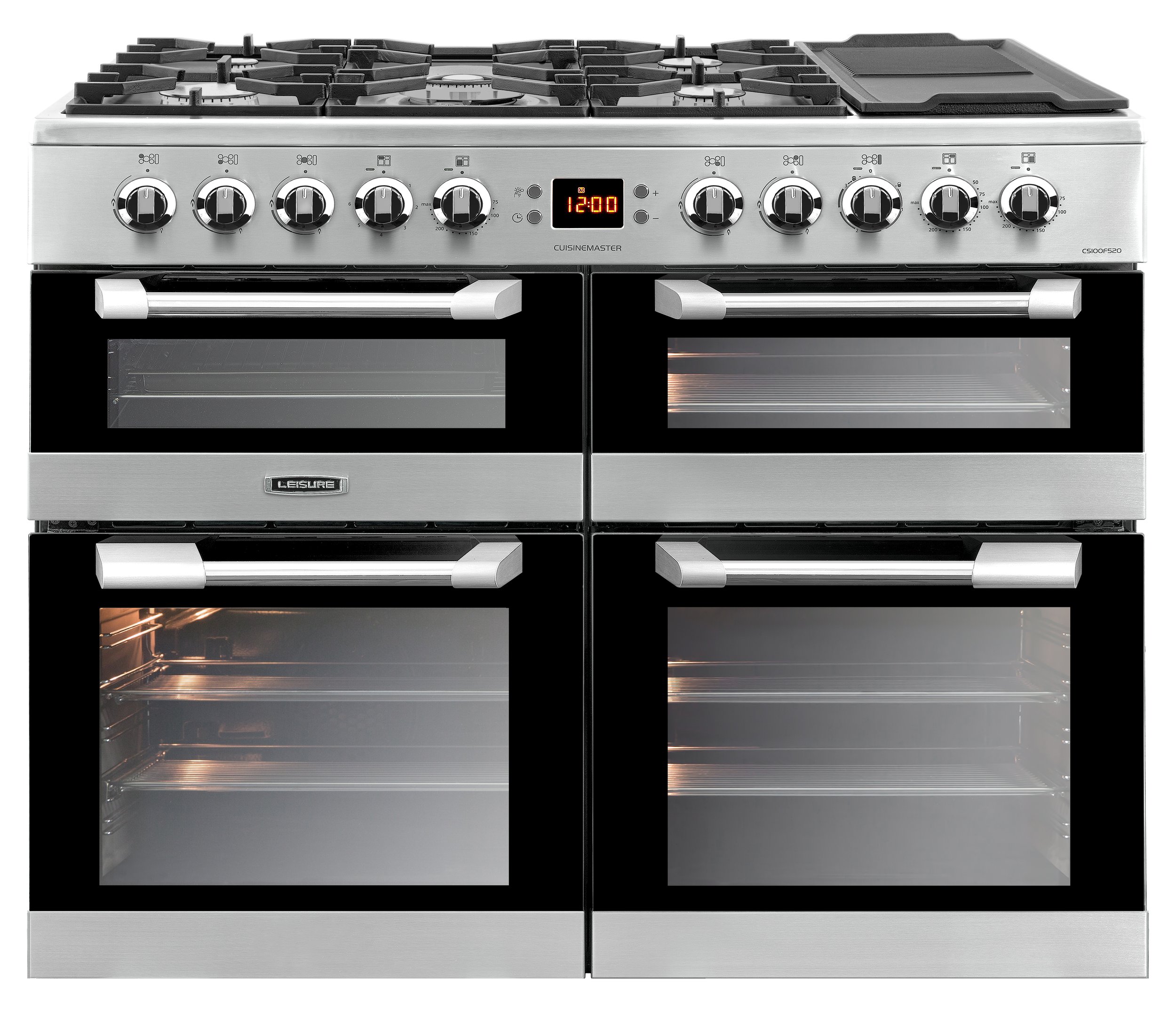 100cm Dual Fuel Range Cooker | Cuisinemaster CS100F520 | Leisure