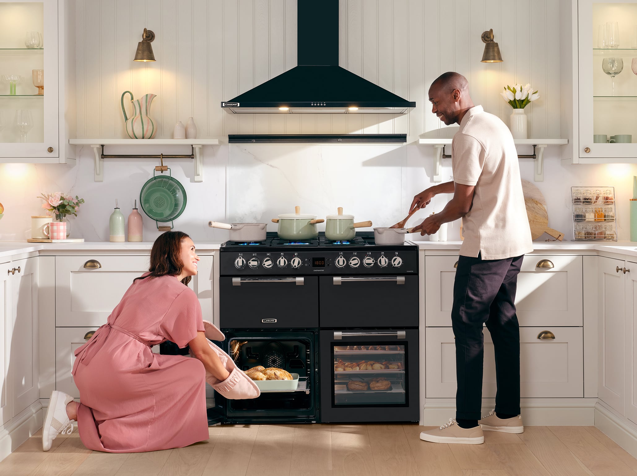 100cm Dual Fuel Range Cooker | Chefmaster CC100F521 | Leisure