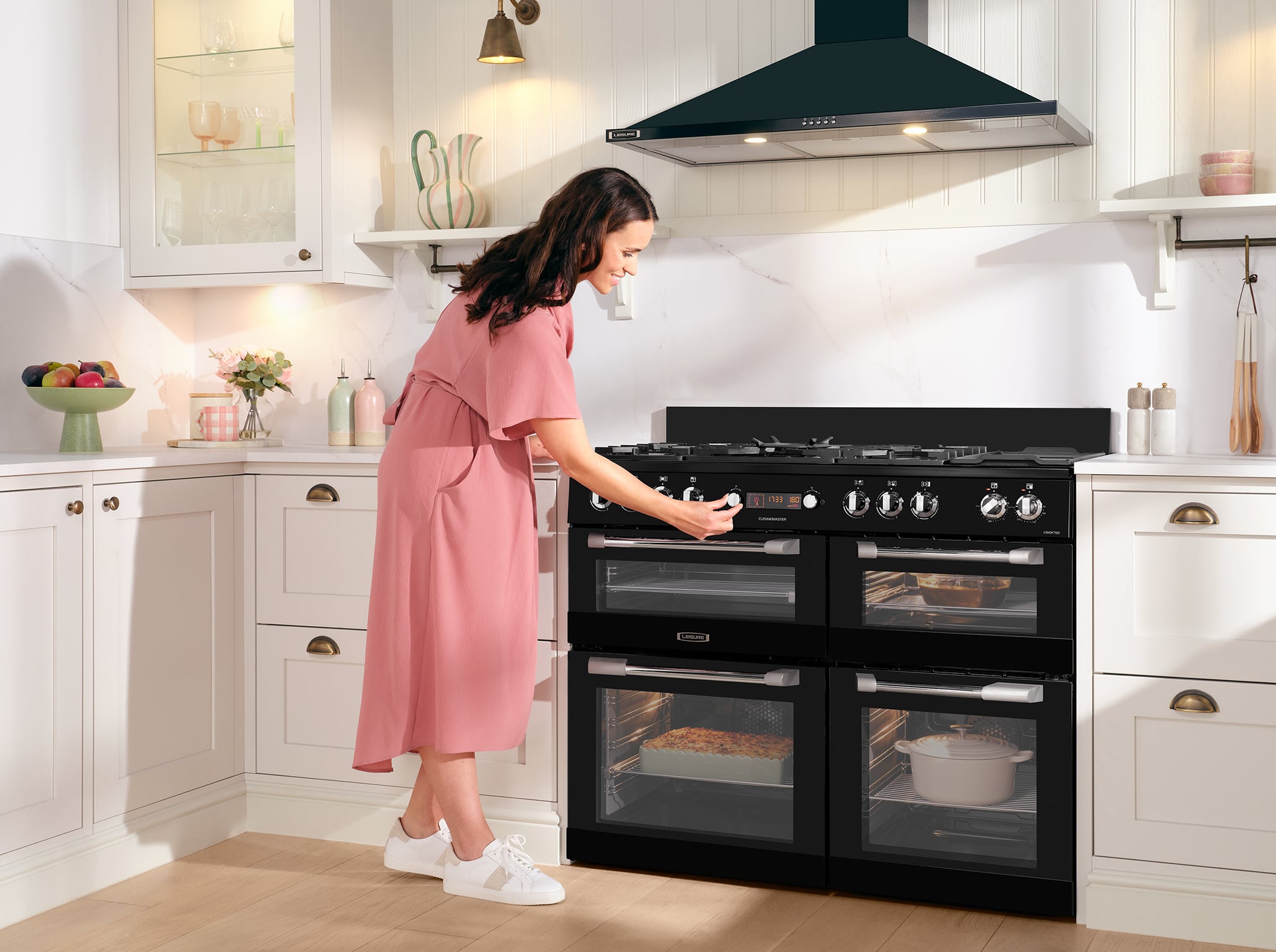 110cm Dual Fuel Range Cooker | Cuisinemaster CS110F722 | Leisure