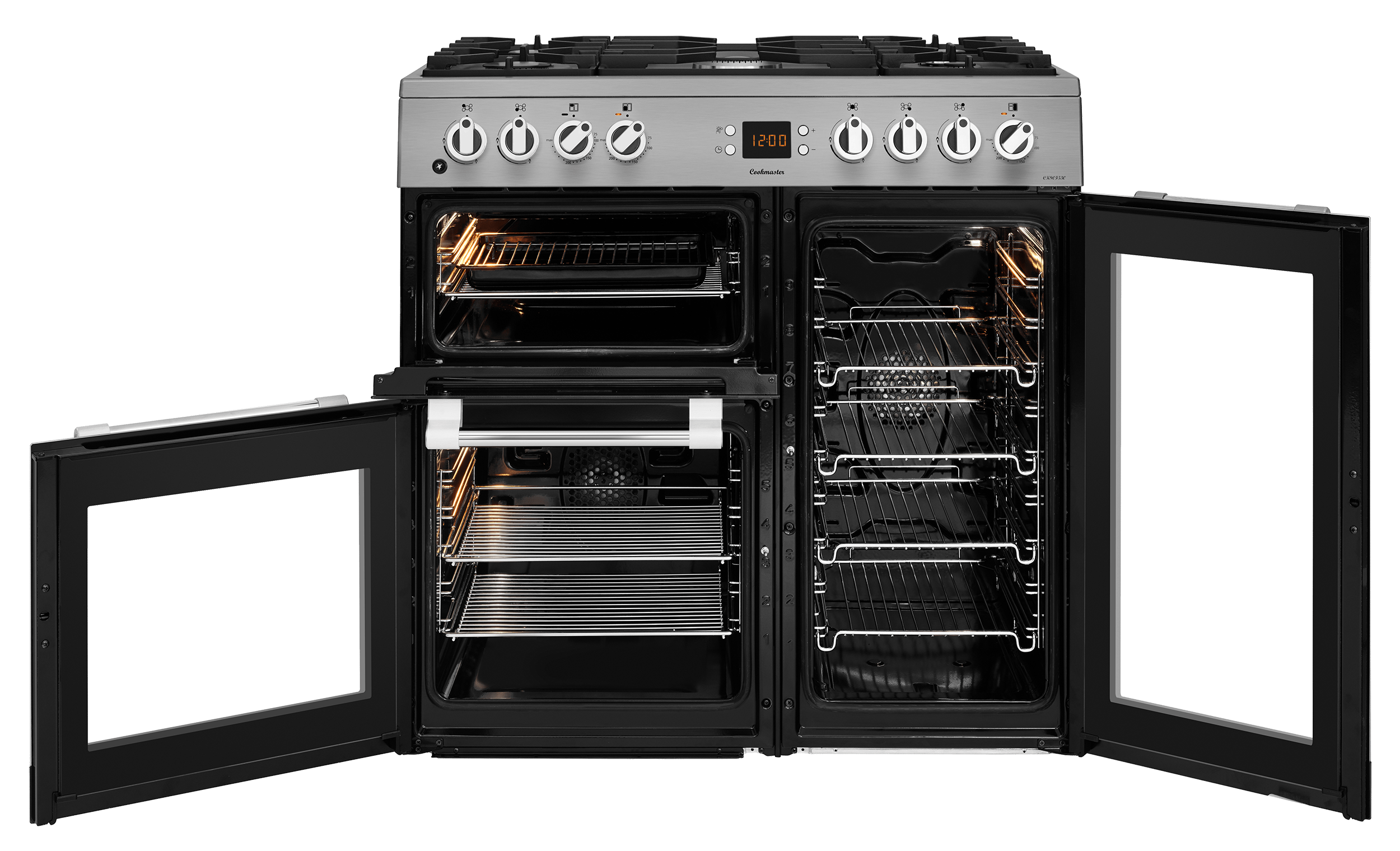90cm Dual Fuel Range Cooker | Cookmaster CK90F530 | Leisure