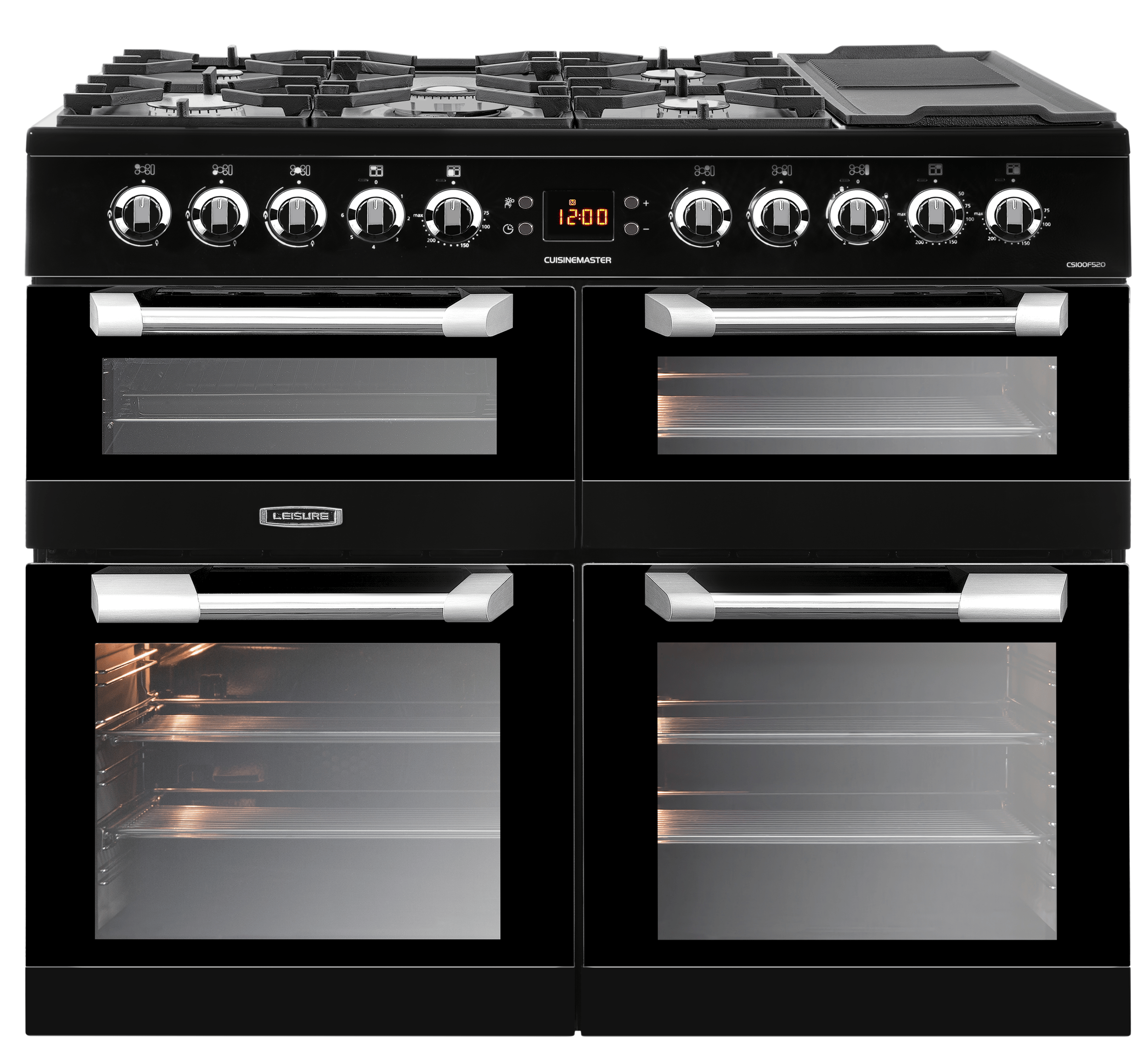 100cm Dual Fuel Range Cooker | Cuisinemaster CS100F520 | Leisure