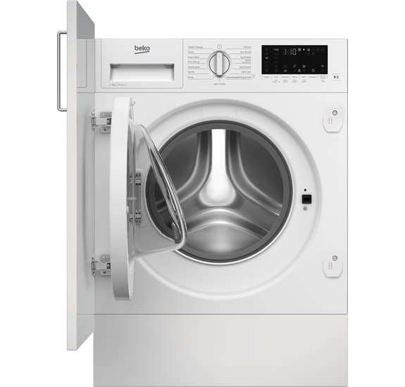 Integrated 8kg 1400rpm Washing Machine with Quick Programme WTIK84122 ...