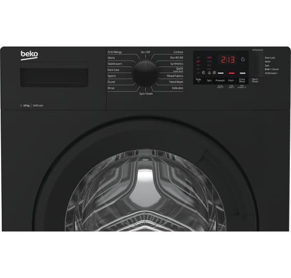 Freestanding 10kg 1400rpm Washing Machine with Quick Programme ...
