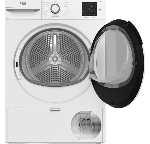 8kg Heat Pump Tumble Dryer with Sensor Programmes BM3T3823 | Beko UK